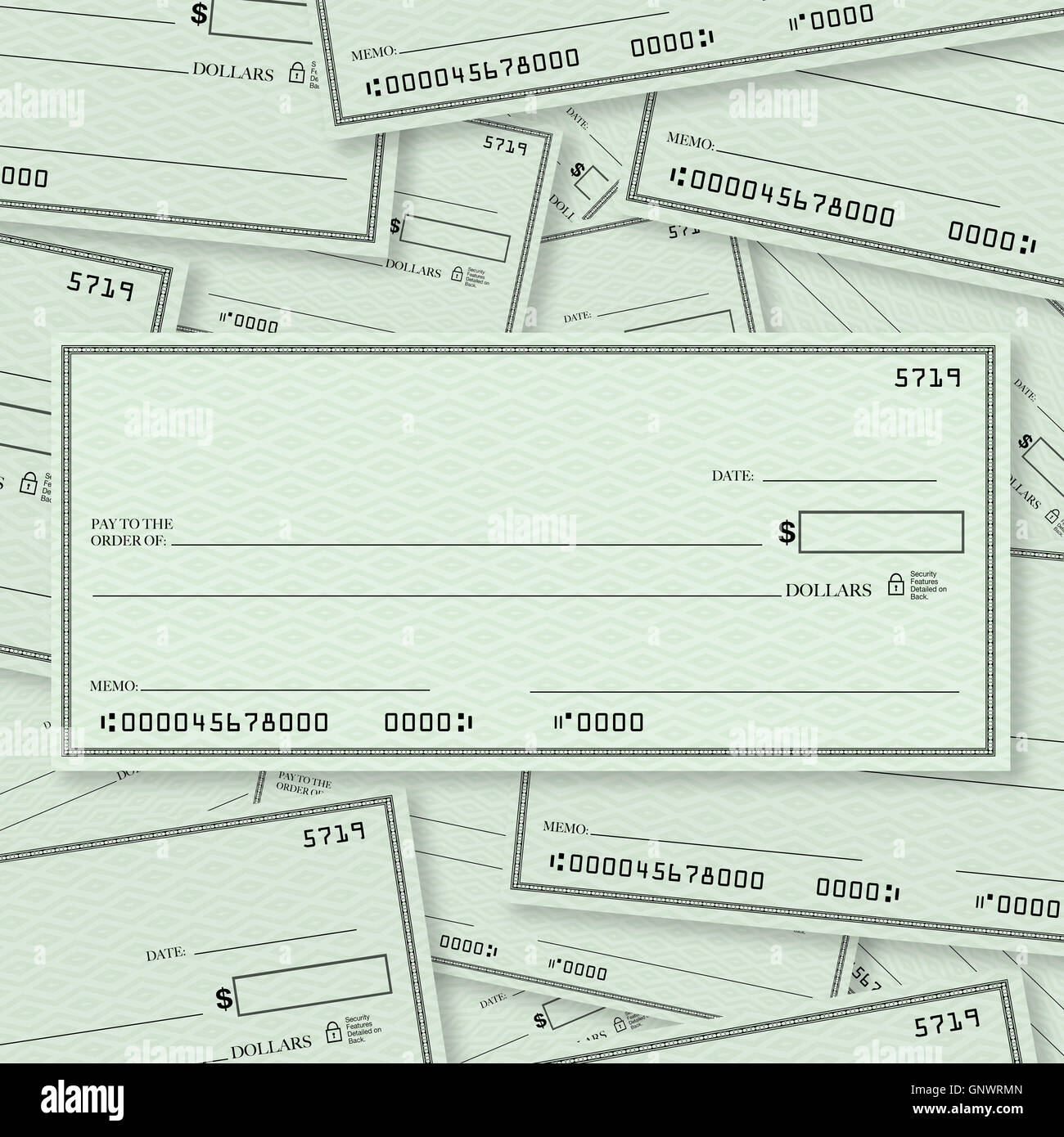 Blank checks hi-res stock photography and images - Alamy
