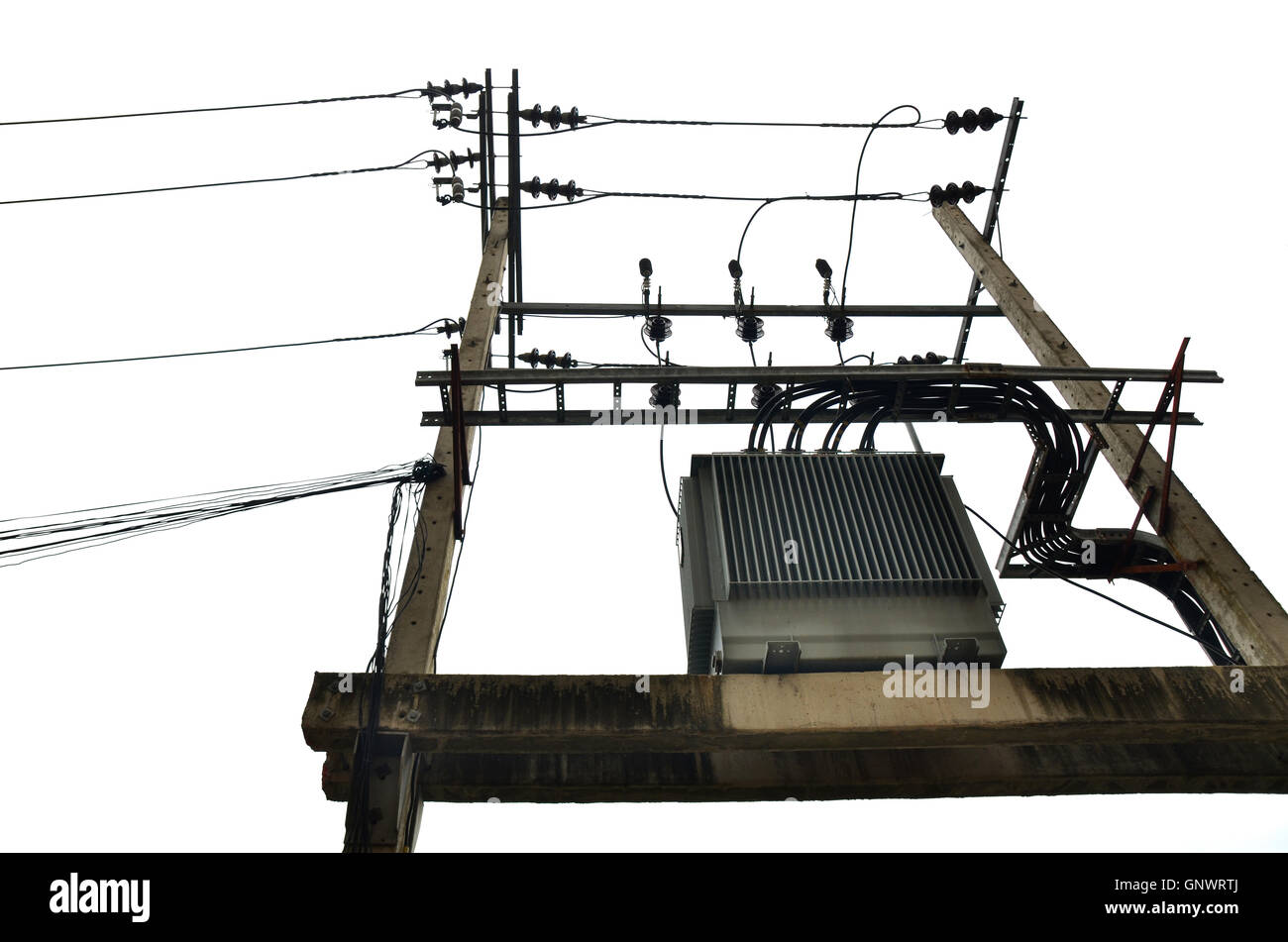 high voltage transformer Stock Photo - Alamy