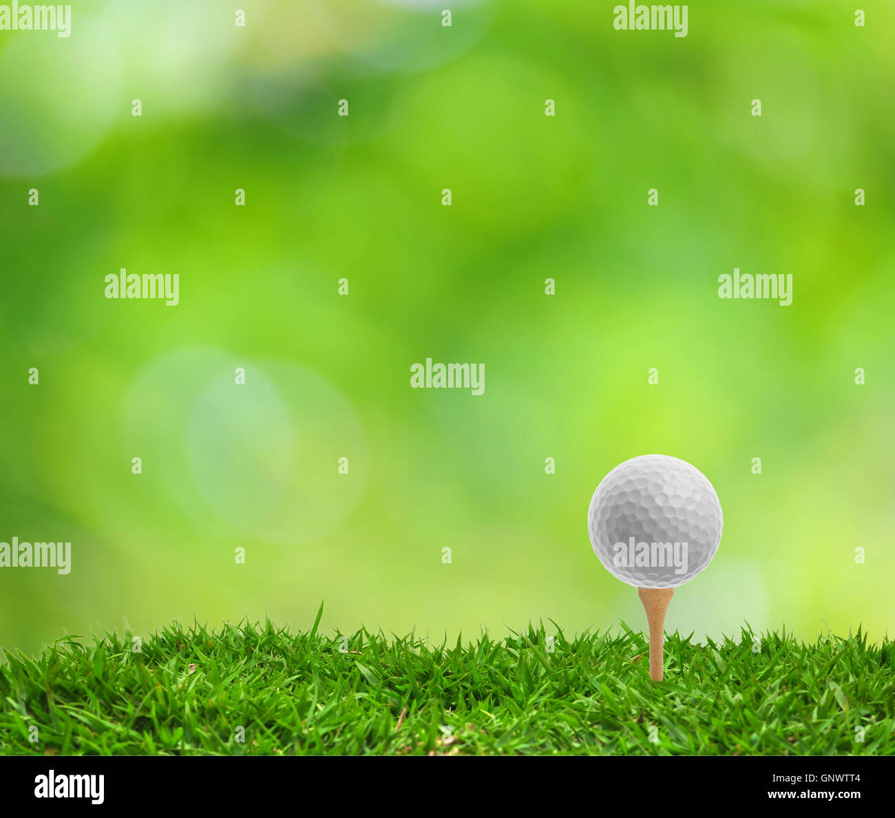 Golf ball and tee hi-res stock photography and images - Alamy