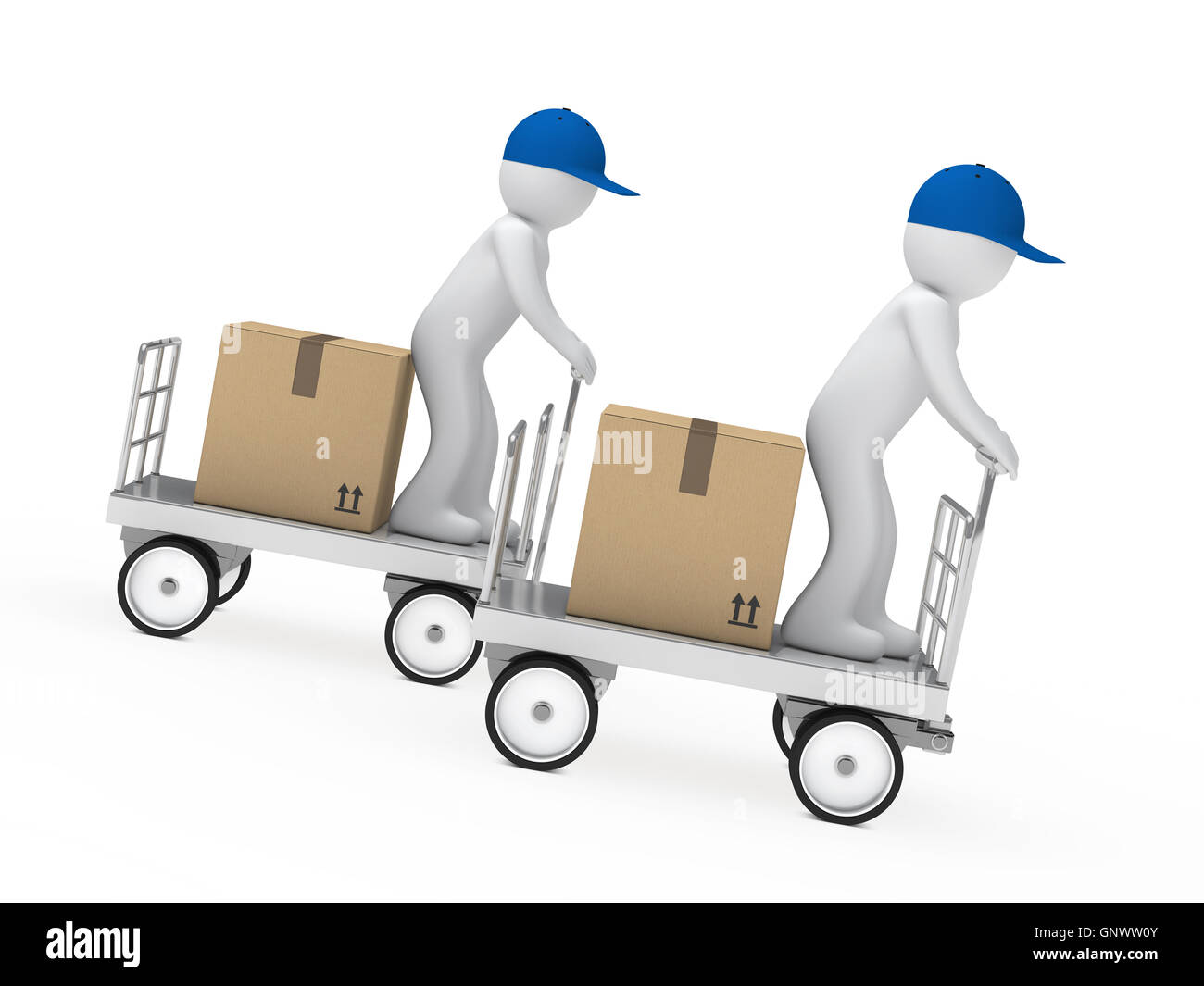 Two figures stand Cut Out Stock Images & Pictures - Alamy