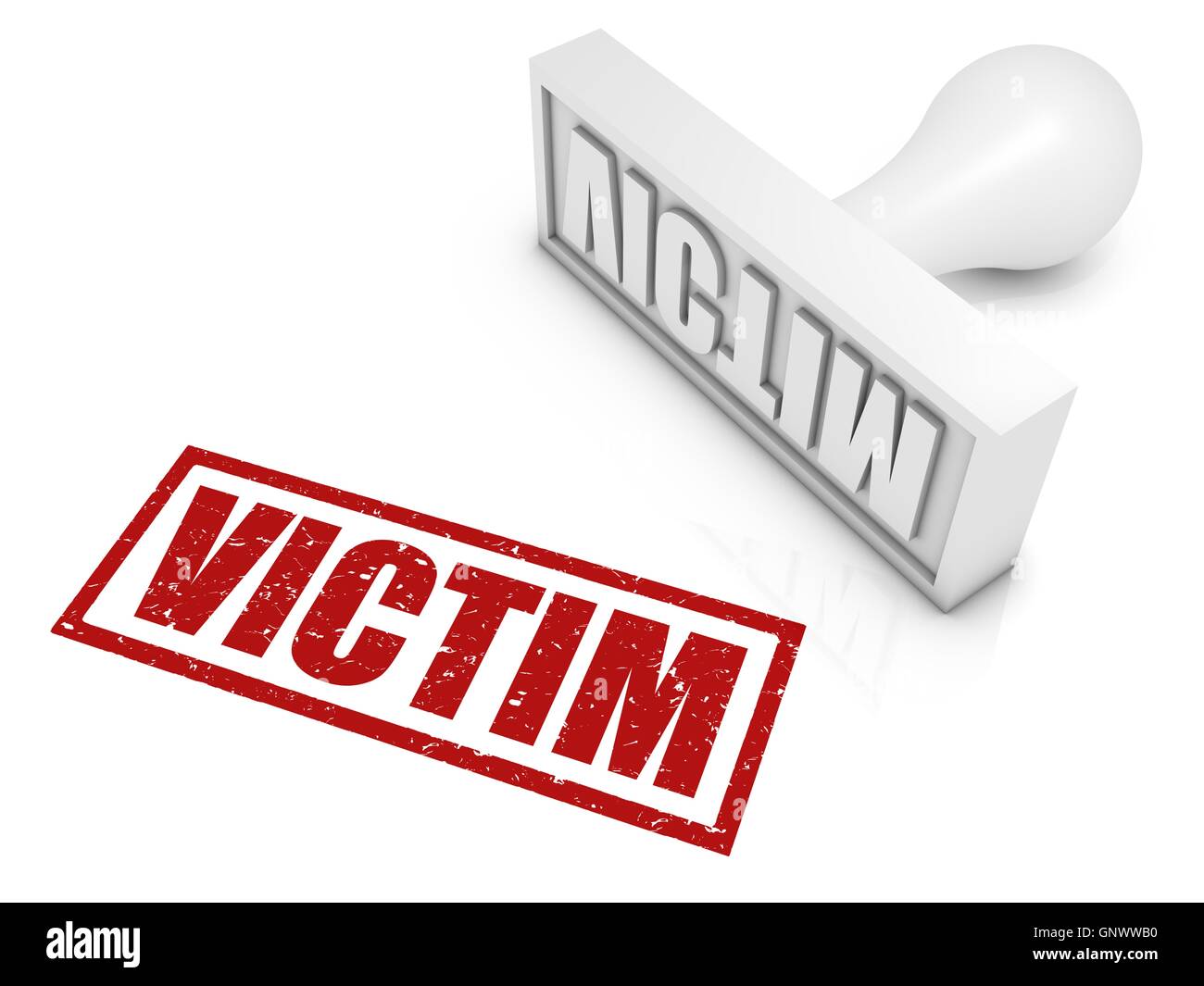 Victim Rubber Stamp Stock Photo - Alamy