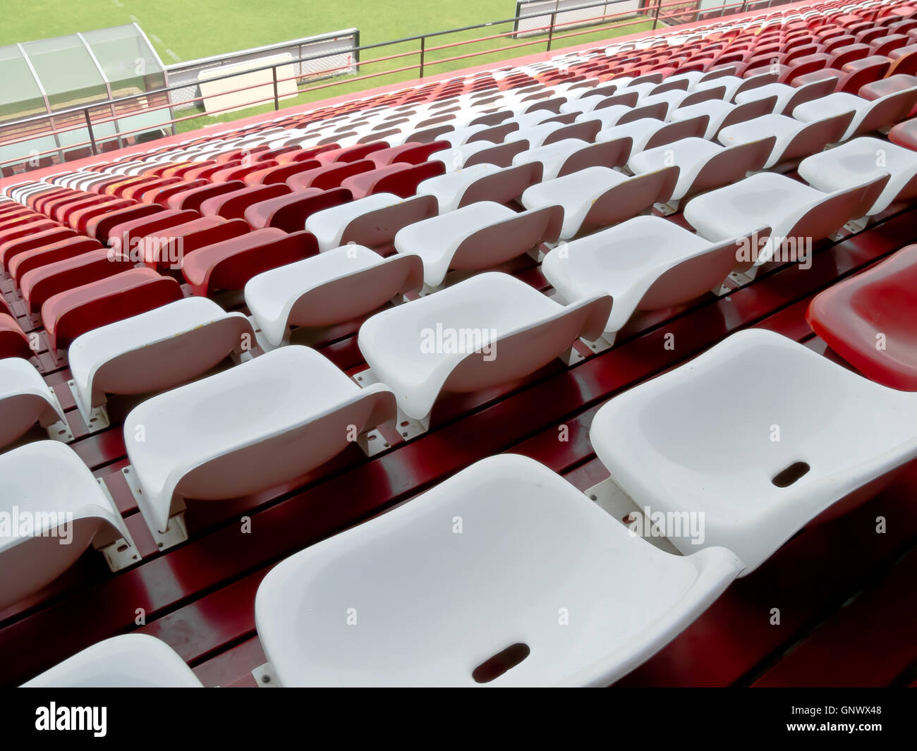 seat in football field Stock Photo - Alamy
