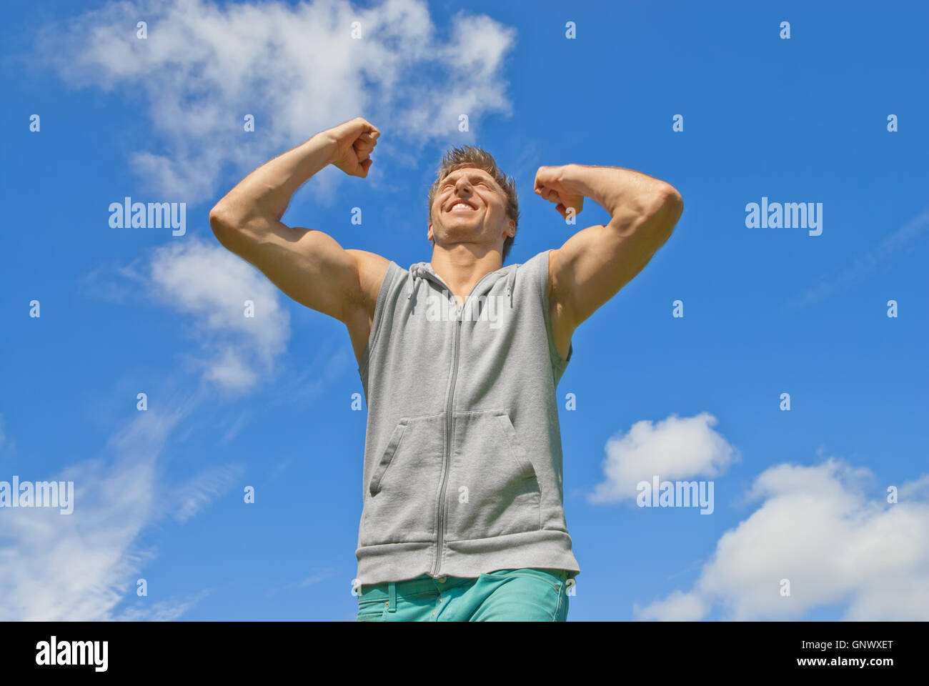 Strong energetic muscular hi-res stock photography and images - Alamy