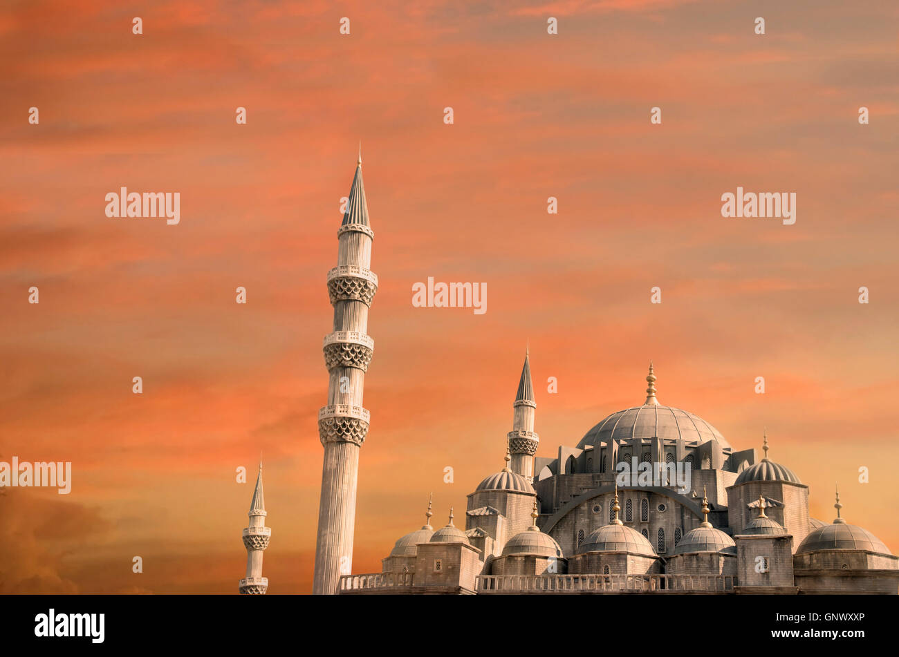 blue mosque in turkey Stock Photo - Alamy