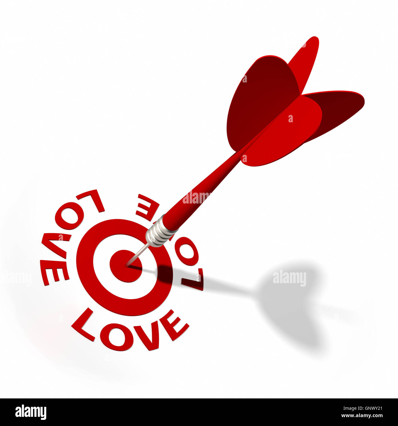 Love dart hi-res stock photography and images - Alamy