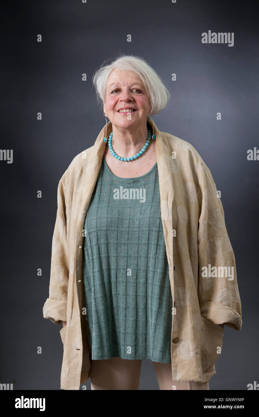 Liz Lochhead, the Scottish poet and dramatist, at the Edinburgh ...