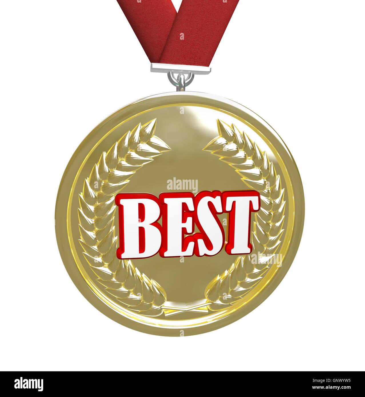 Best Gold Medal for Top Winner in Competition Leader Stock Photo - Alamy