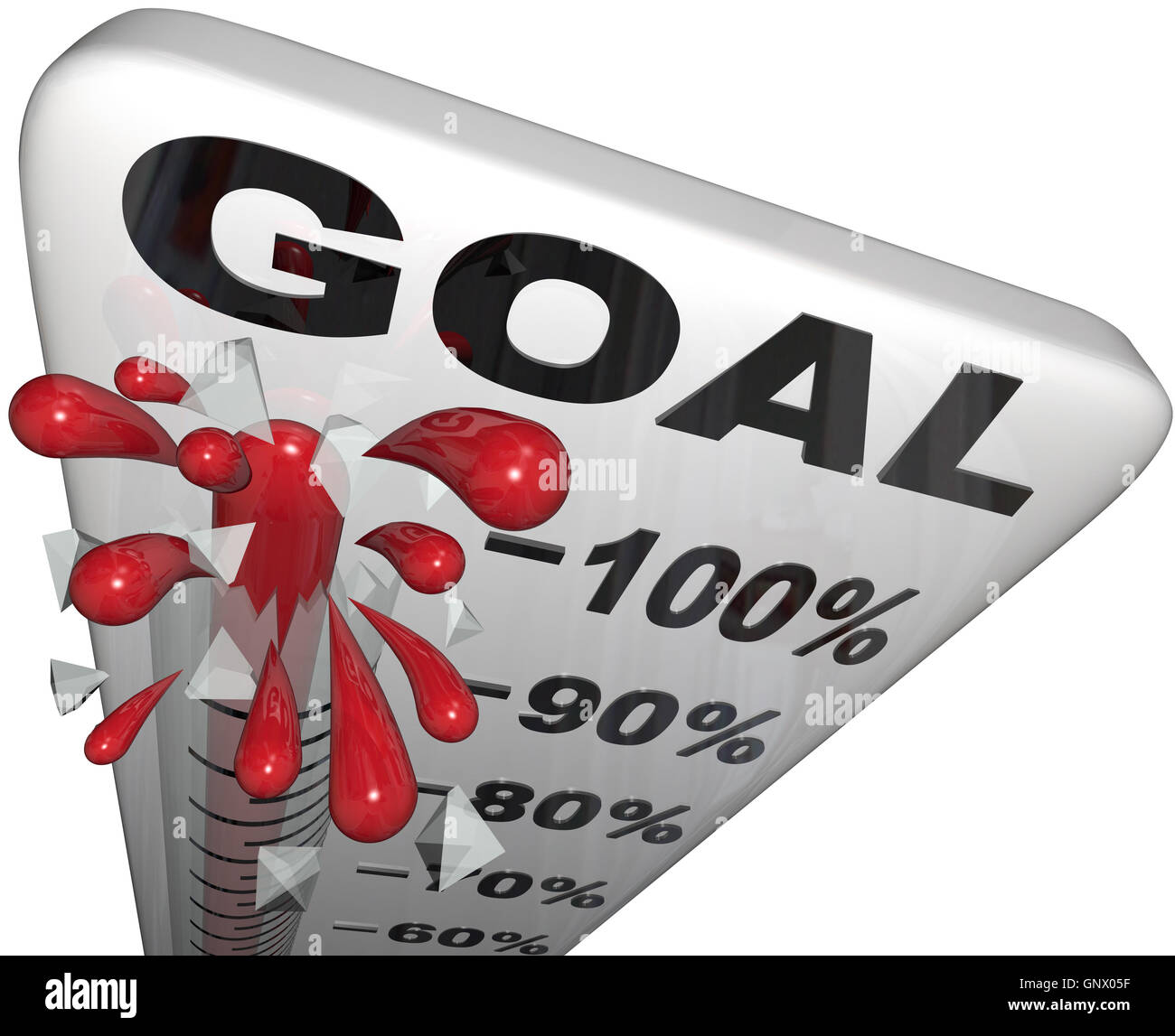 Goal Reached Thermometer