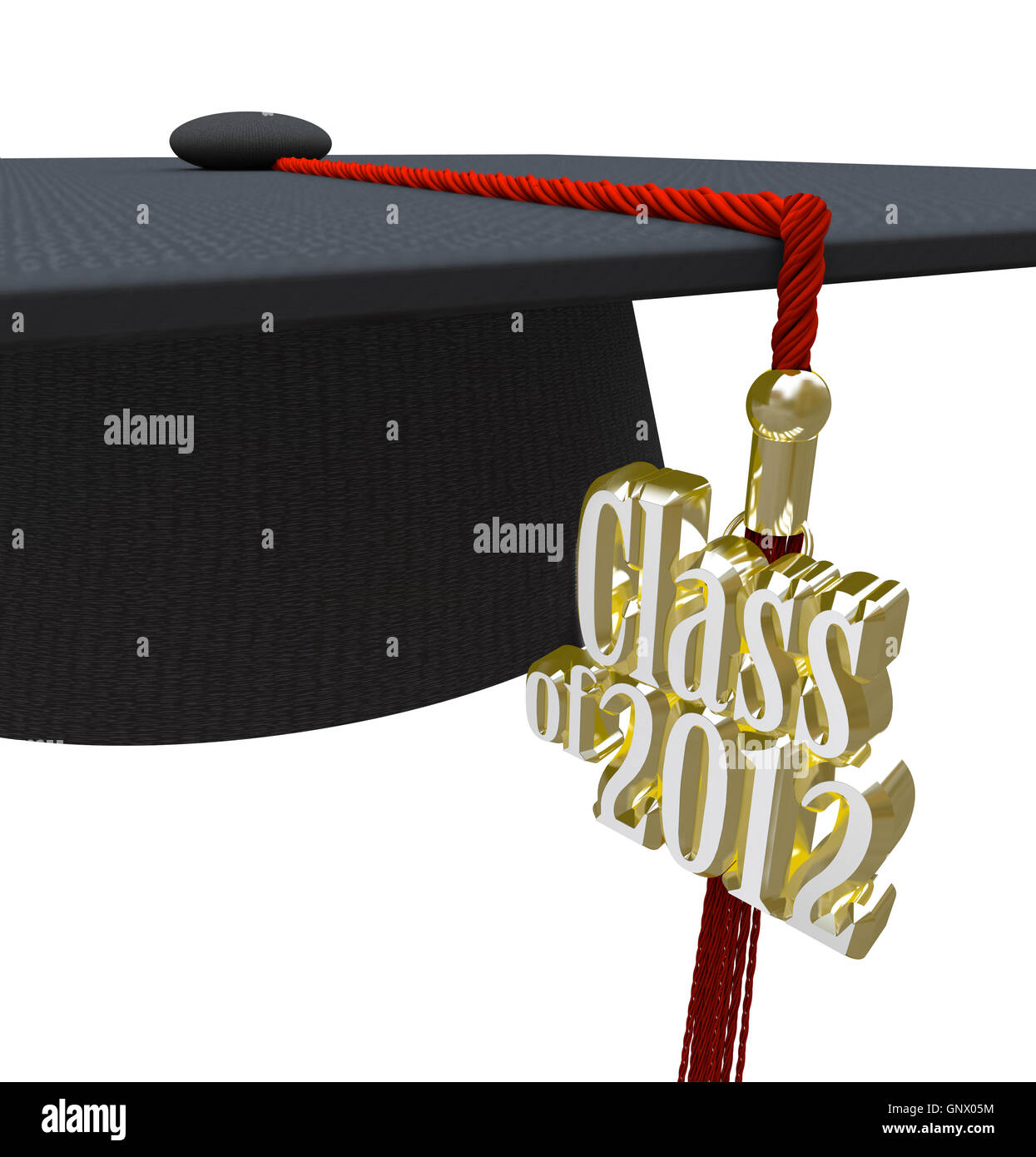 Class of 2012 - Graduation Cap Final Education Ceremony Stock Photo - Alamy