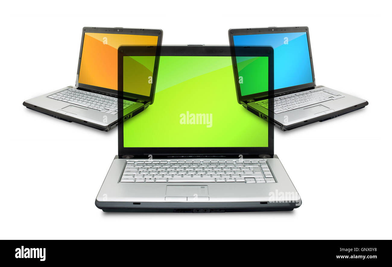 Apple macintosh computer black transparent Cut Out Stock Images ...