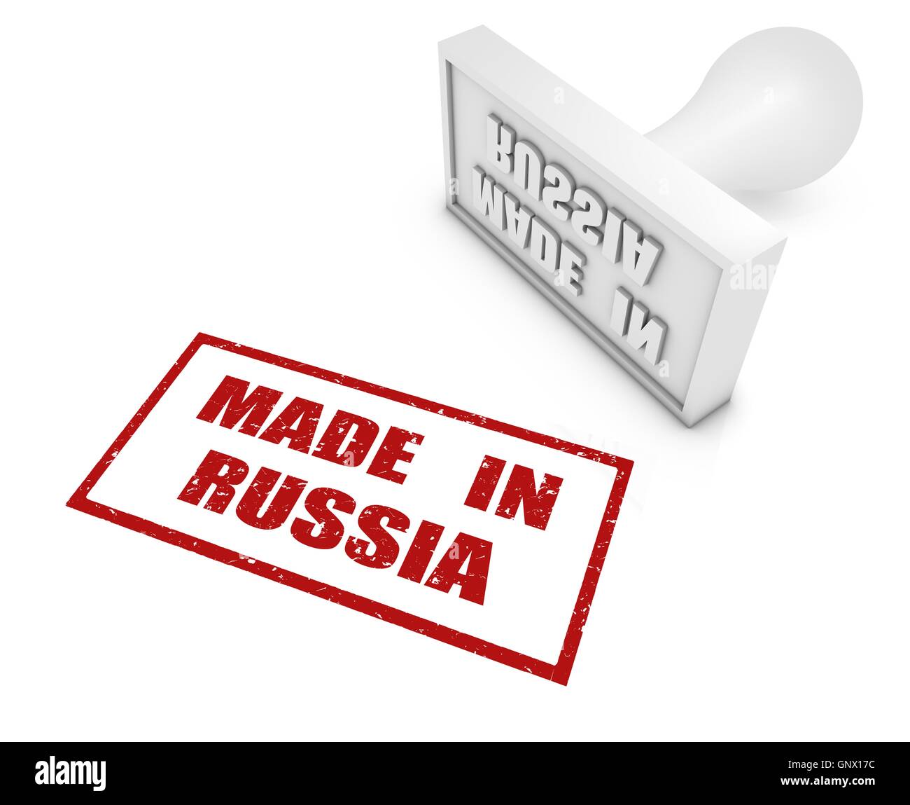 Made in Russia Stock Photo - Alamy