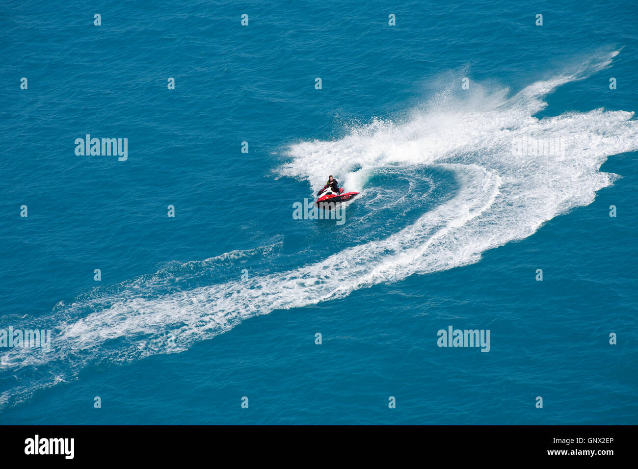 Red Jet Ski Stock Photo - Alamy