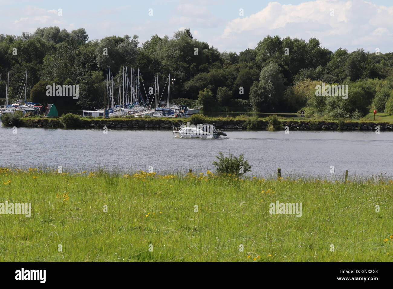 Motor cruiser on lough neagh hi-res stock photography and images - Alamy