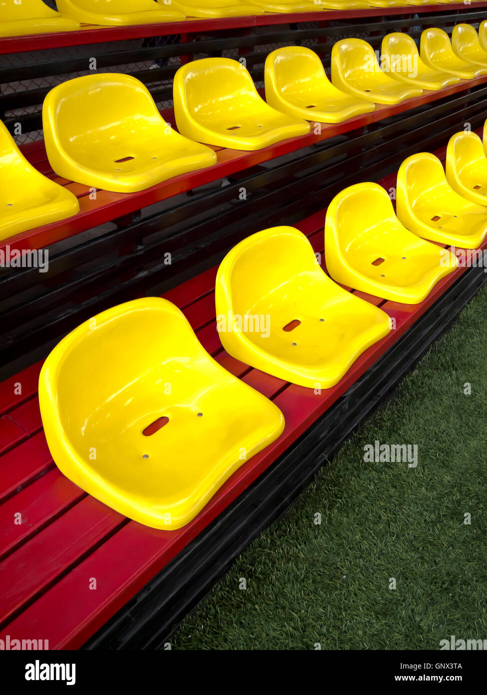 Stadium seat vintage color hi-res stock photography and images - Alamy
