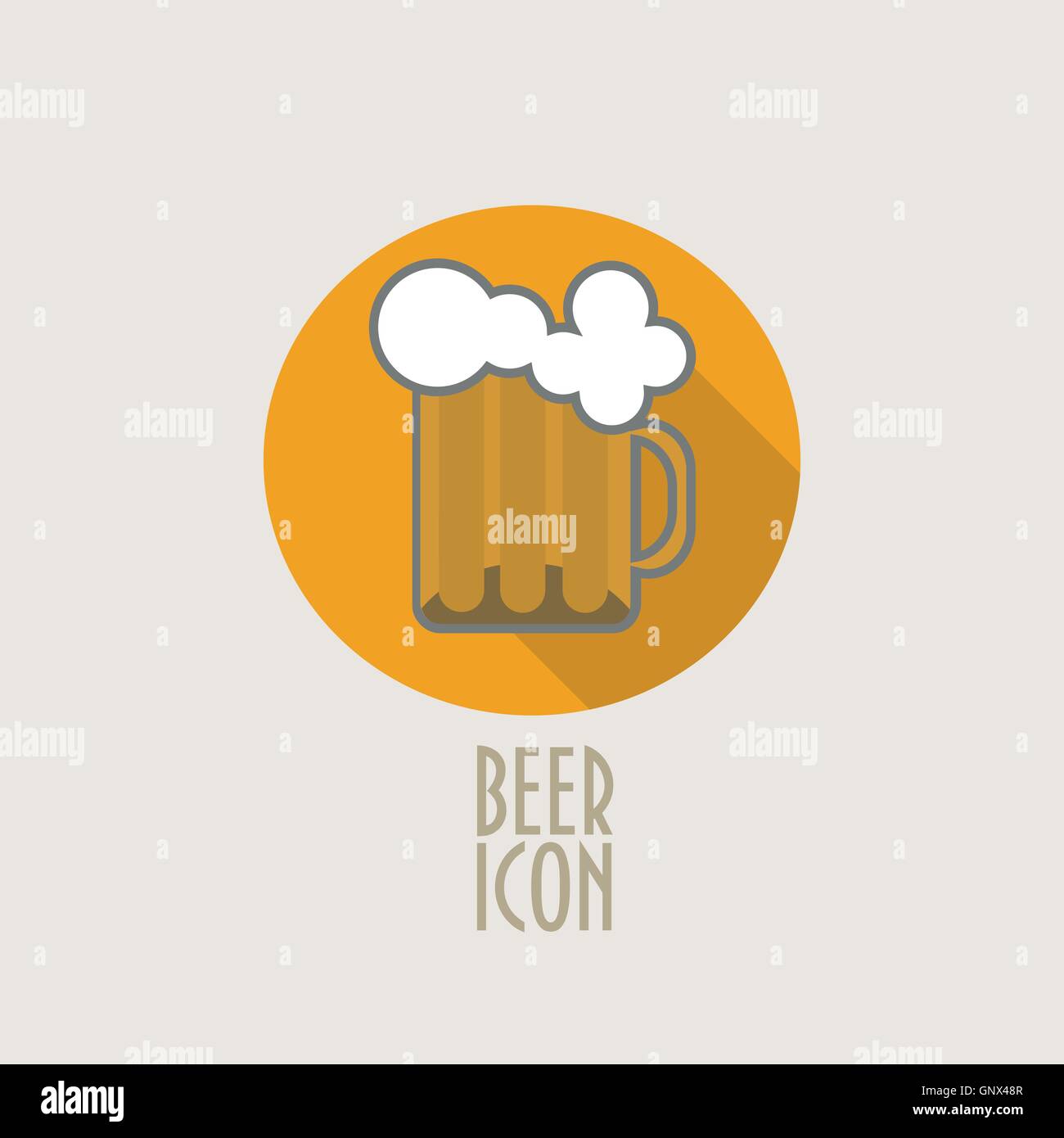 Beer mug icon. Beer mug with foam Stock Vector Image & Art - Alamy