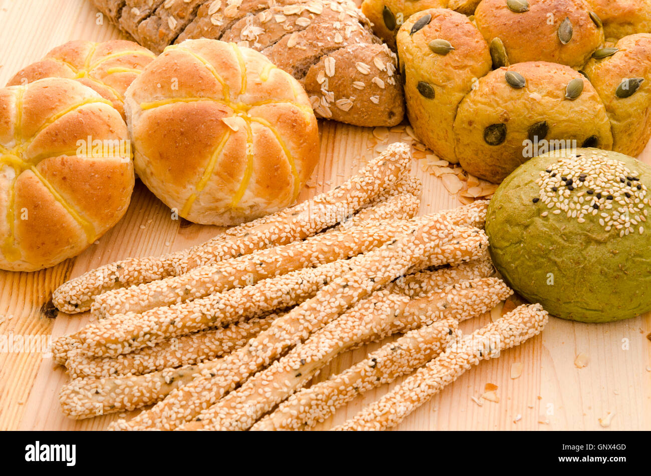 photo of various assorted bread Stock Photo - Alamy