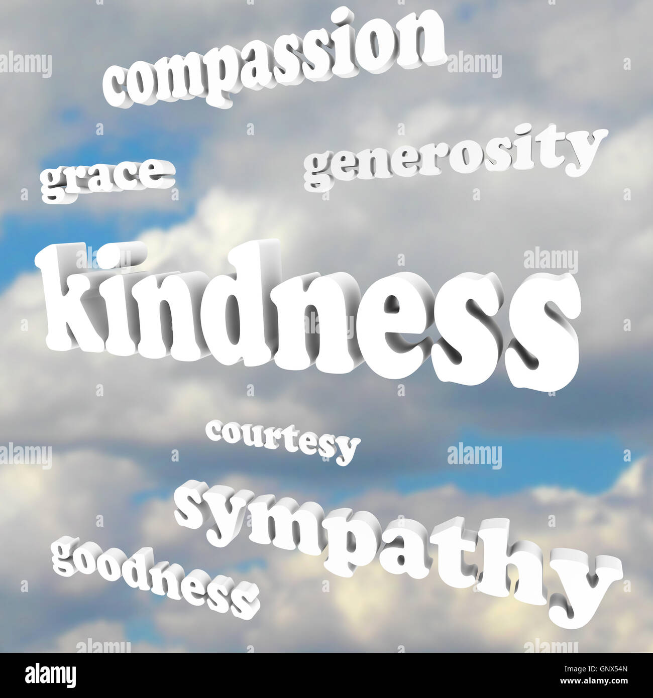 Kindness word hi-res stock photography and images - Alamy