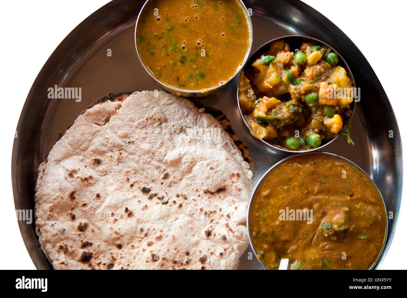 Steel thali nobody High Resolution Stock Photography and Images - Alamy
