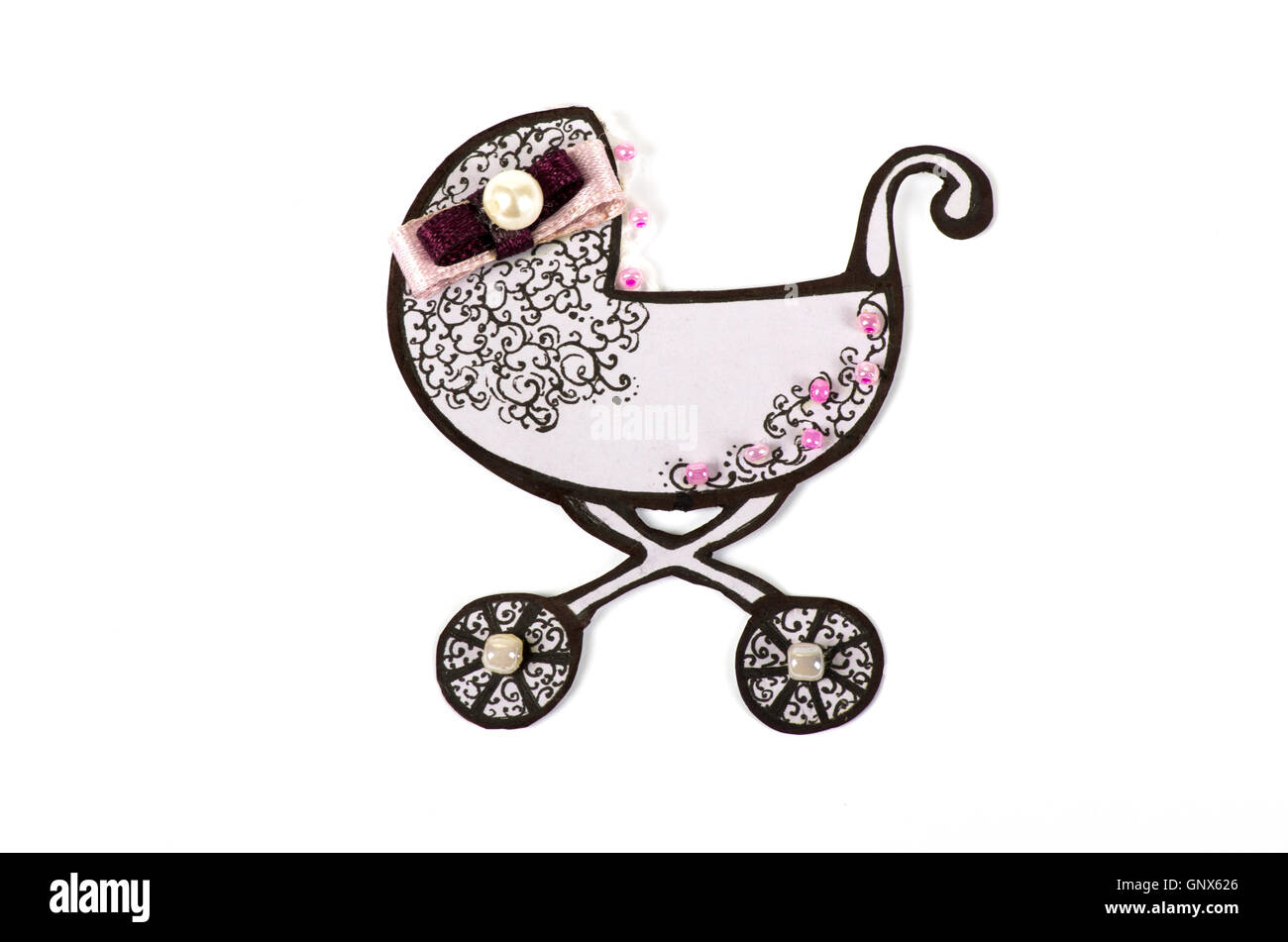 Decorative pram hi-res stock photography and images - Alamy