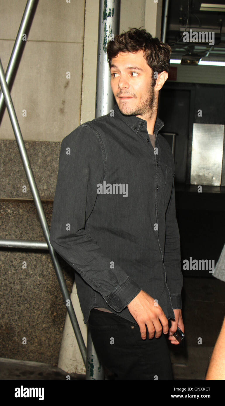 New York, New York, USA. 31st Aug, 2016. Adam Brody at AOL BUILD to ...