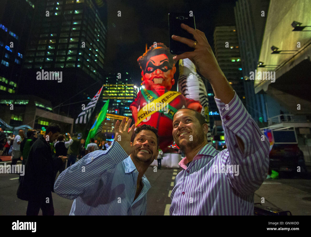 Sao Paulo, Brazil. 31st Aug, 2016. CRISIS - IMPEACHMENTF: An inflatable ...