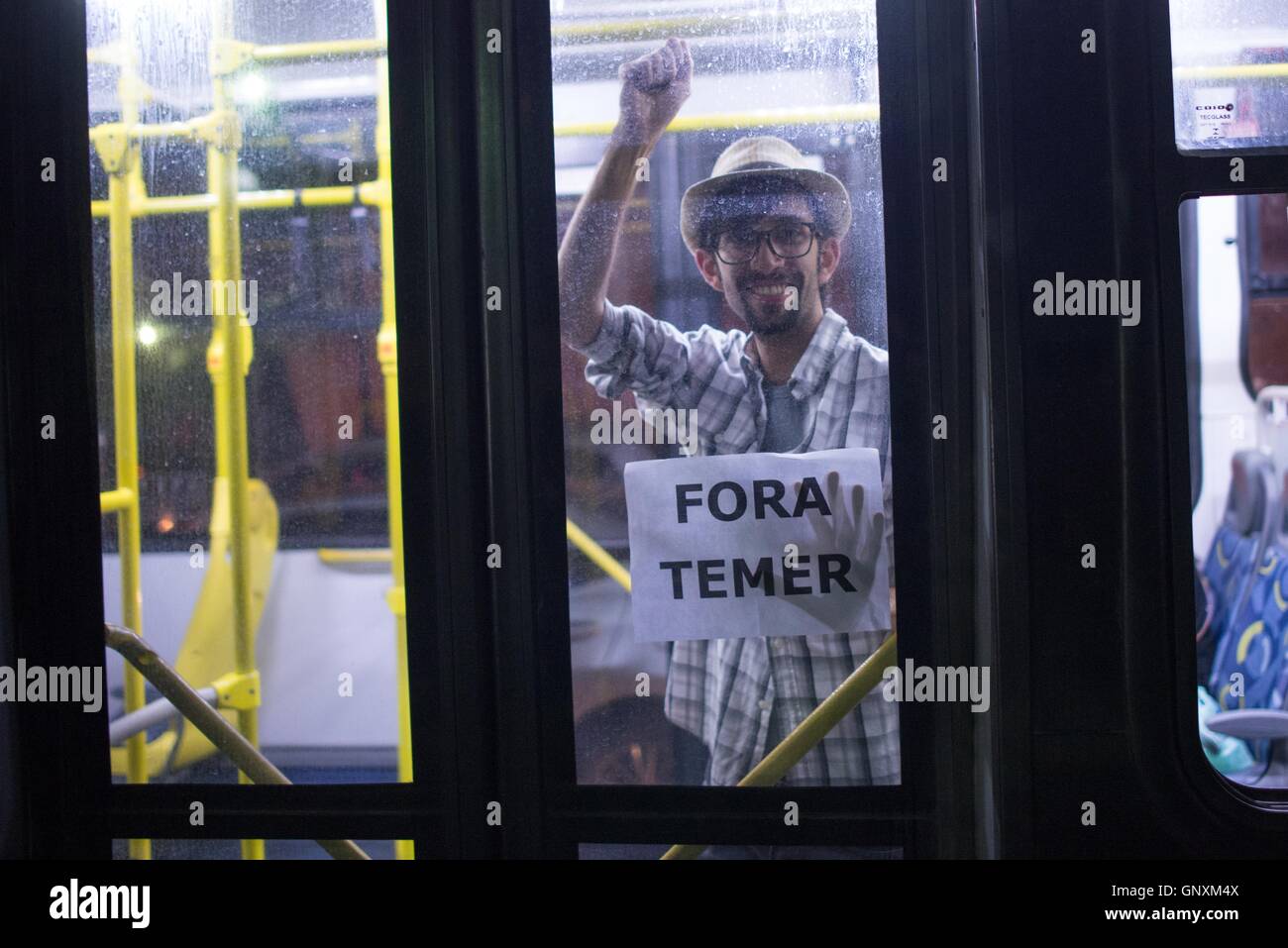 Sao Paulo, Brazil. 31st Aug, 2016. People took to the streets of Sao ...