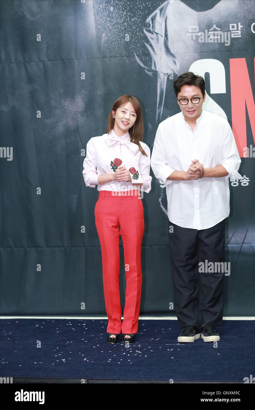 Seoul, Korea. 31st Aug, 2016. Jae hun Tak, Se yeong Lee, Do-won Gwak ...