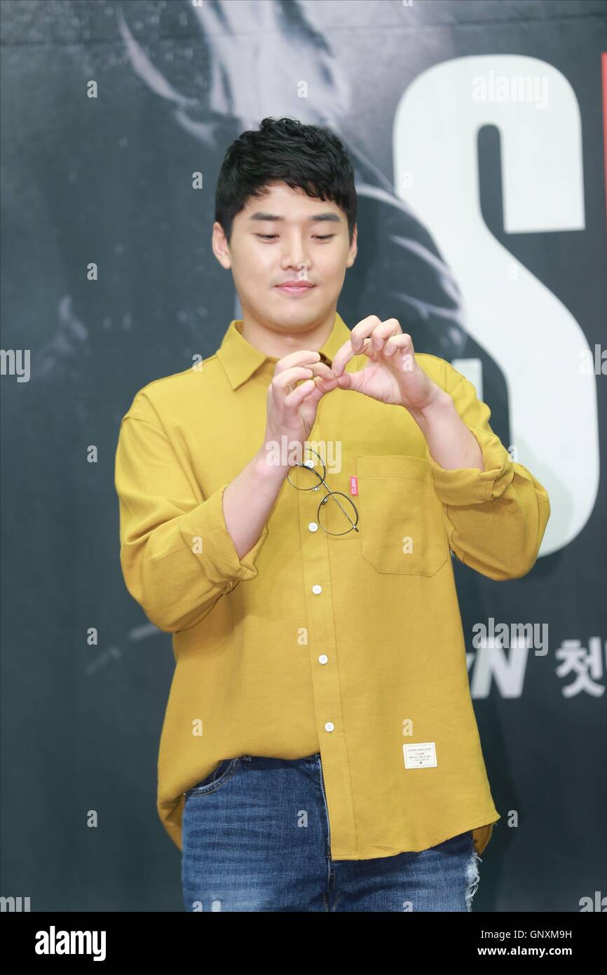 Seoul, Korea. 31st Aug, 2016. Jae hun Tak, Se yeong Lee, Do-won Gwak ...