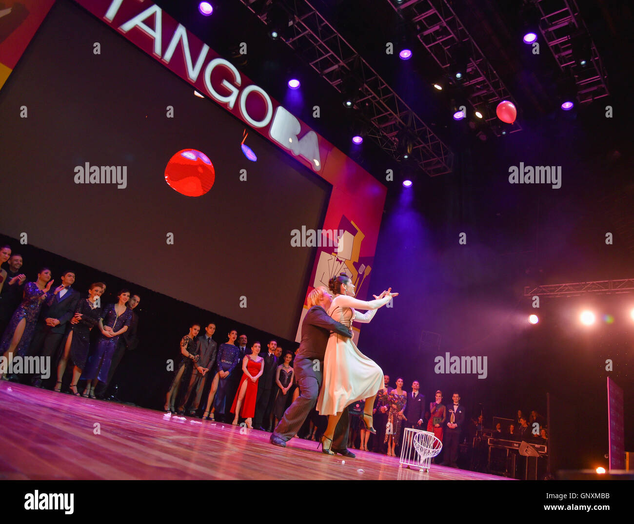 Buenos Aires, Argentina. 31st Aug, 2016. Tango couple Hugo ...