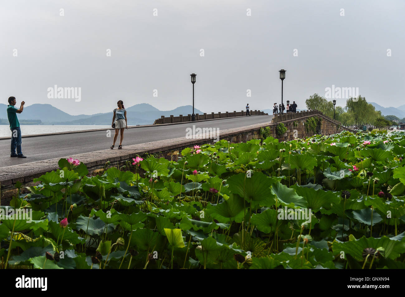 Bai causeway hangzhou hi-res stock photography and images - Alamy