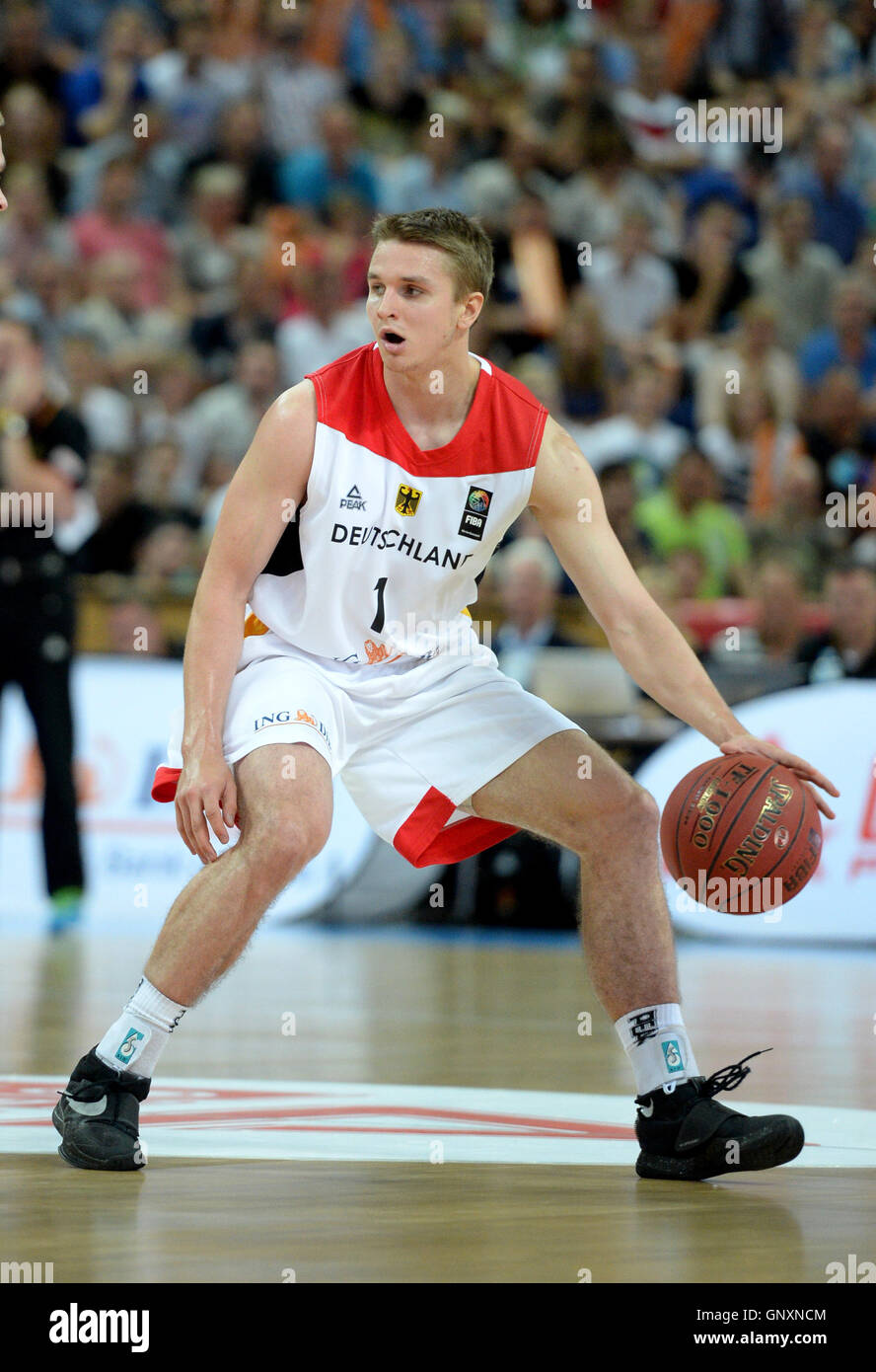 Kiel, Germany. 31st Aug, 2016. Germany's Makai Mason in action during ...