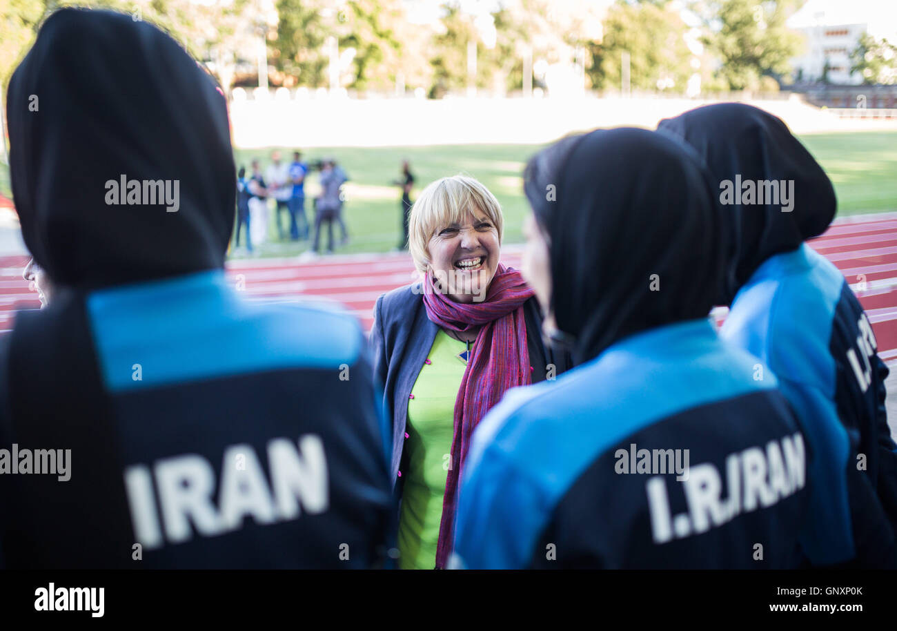 Berlin, Germany. 31st Aug, 2016. Claudia Roth, deputy parliament ...