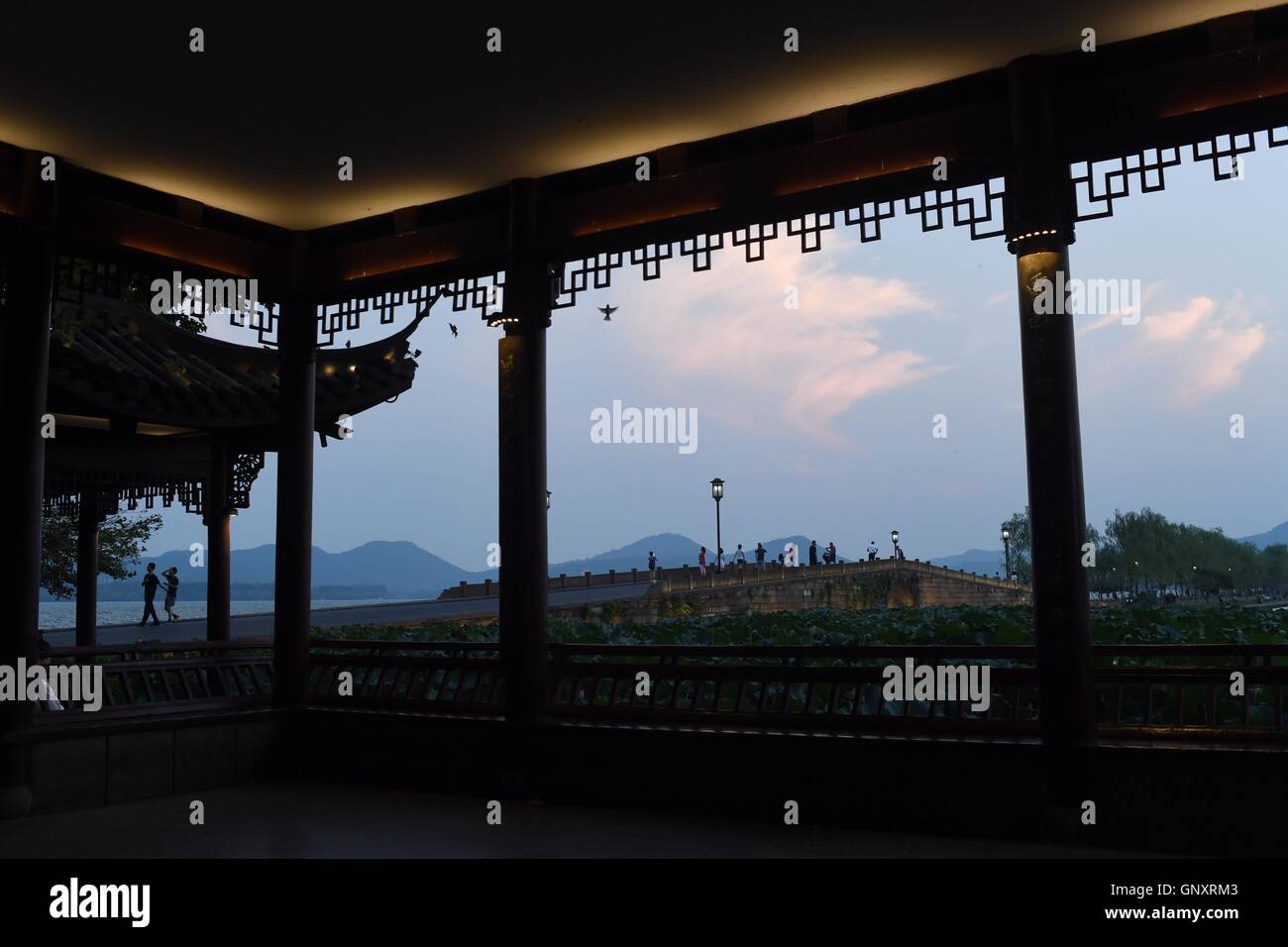 Broken bridge on the west lake hi-res stock photography and images - Alamy