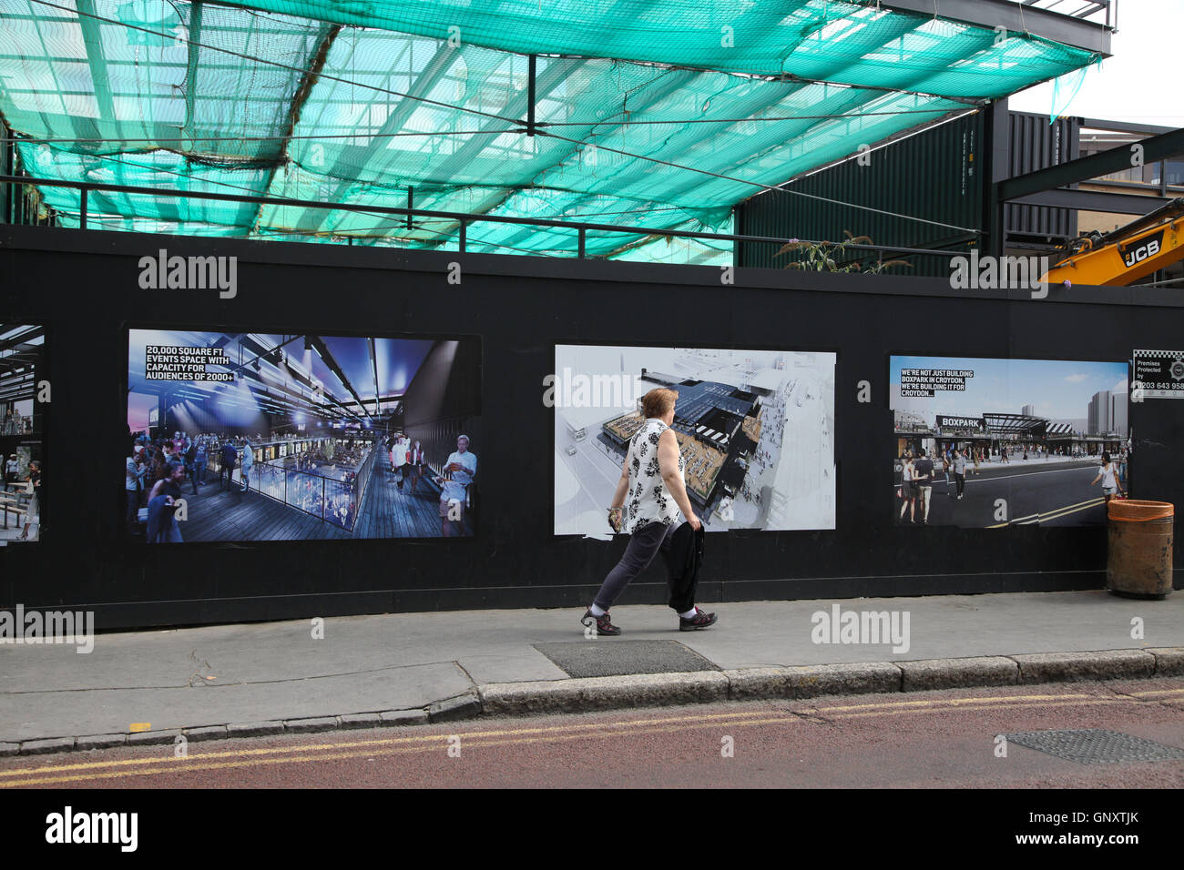 Boxpark Croydon, London, UK. 1st September, 2016. Outside view of ...