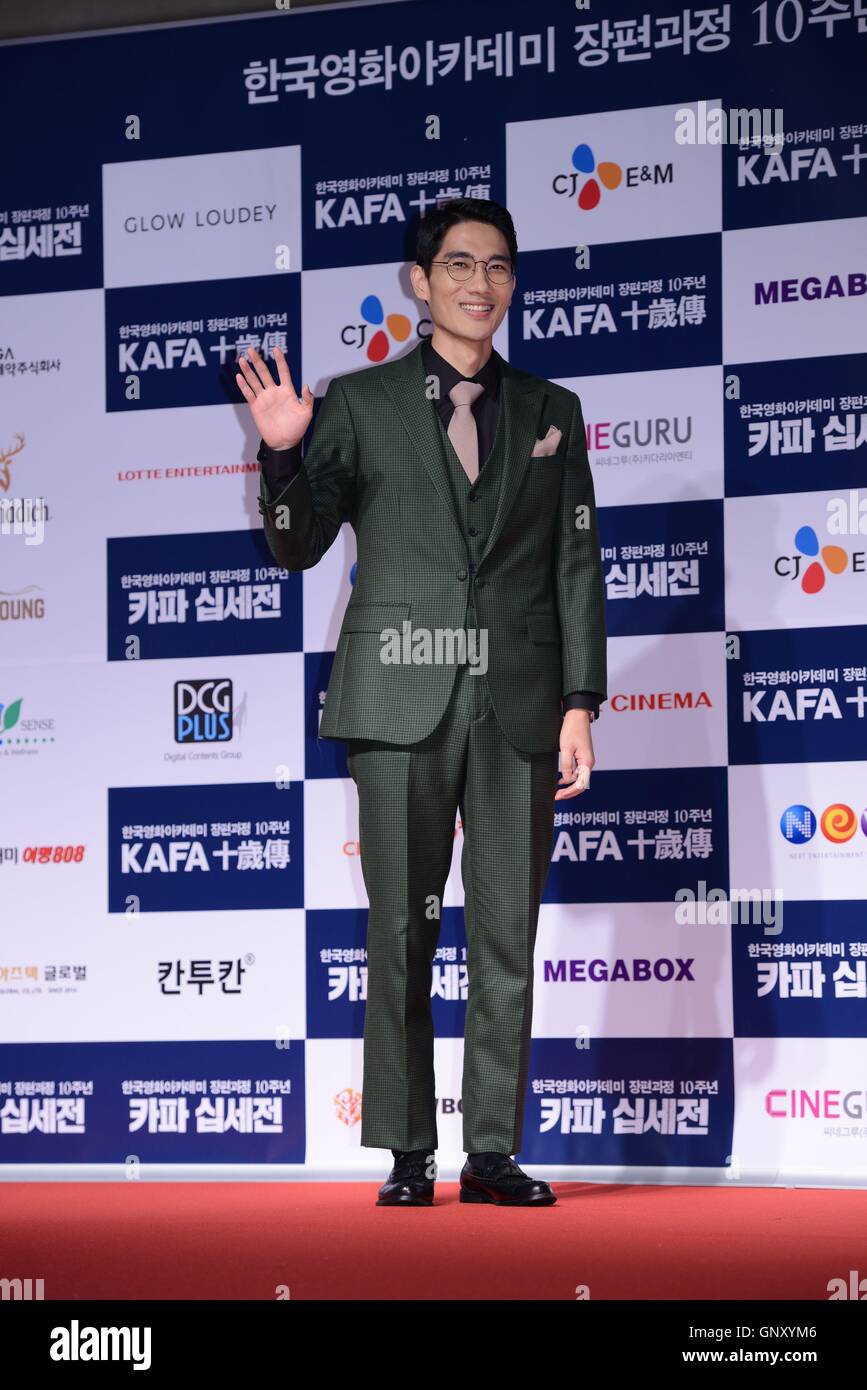 Seoul, Korea. 01st Sep, 2016. Lee Je-hoon, Ji-tae Yu, Jin Goo, Min a ...