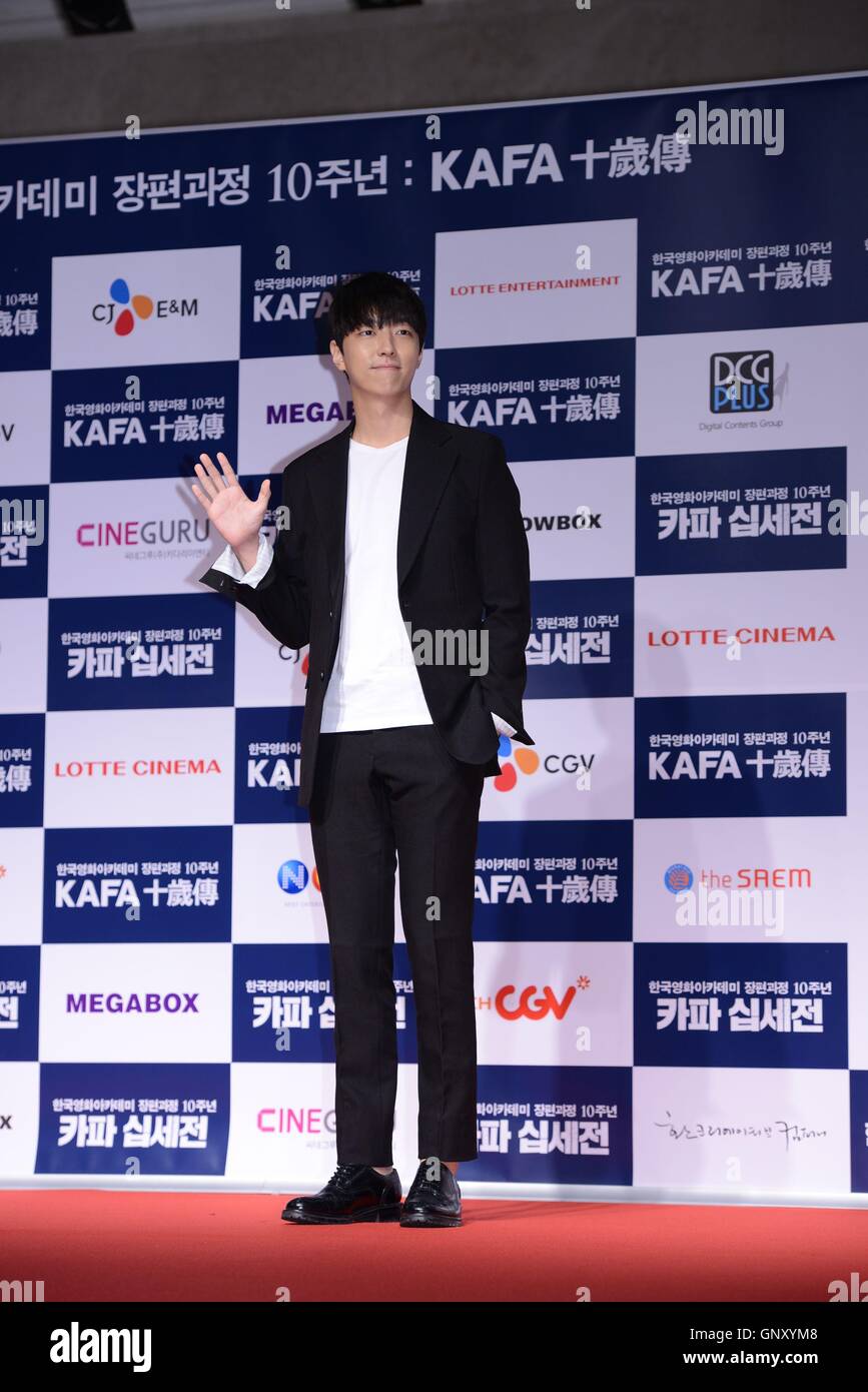 Seoul, Korea. 01st Sep, 2016. Lee Je-hoon, Ji-tae Yu, Jin Goo, Min a ...