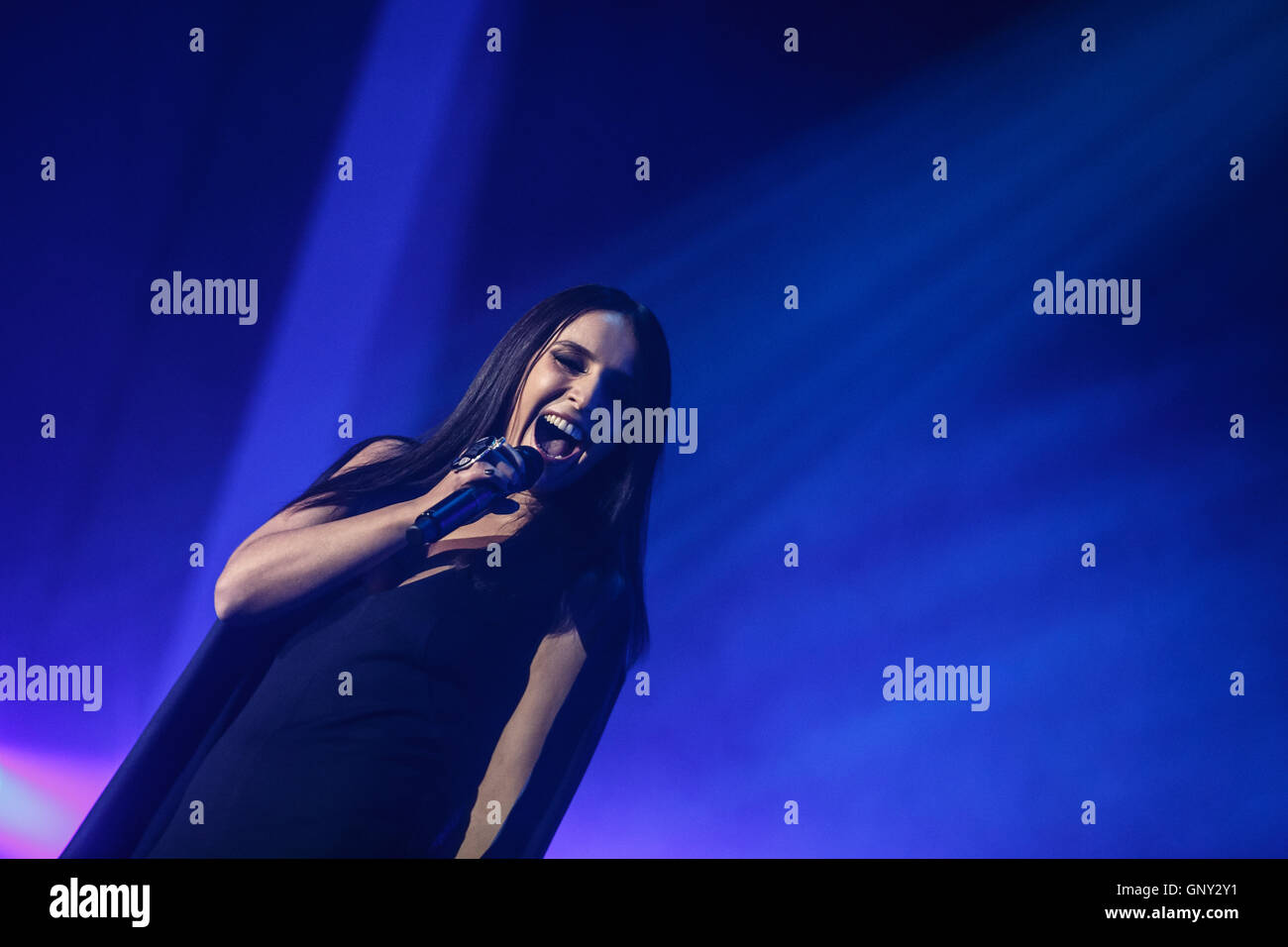 KYIV, UKRAINE - DECEMBER 5: The famous Ukrainian singer Jamala gave a ...