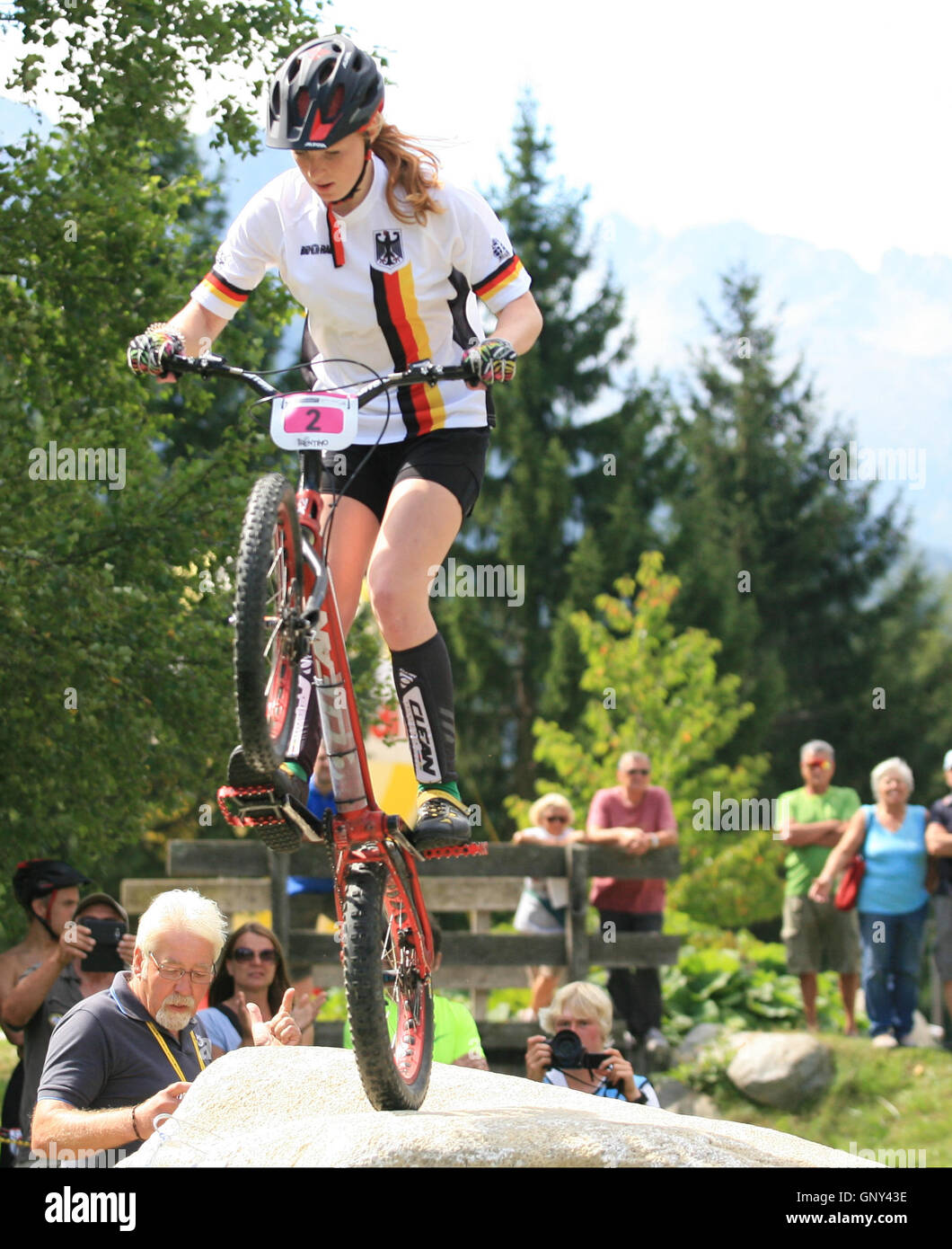 Vermiglio, Italy. 02nd Sep, 2016. Womens Elite Trials event of the UCI ...