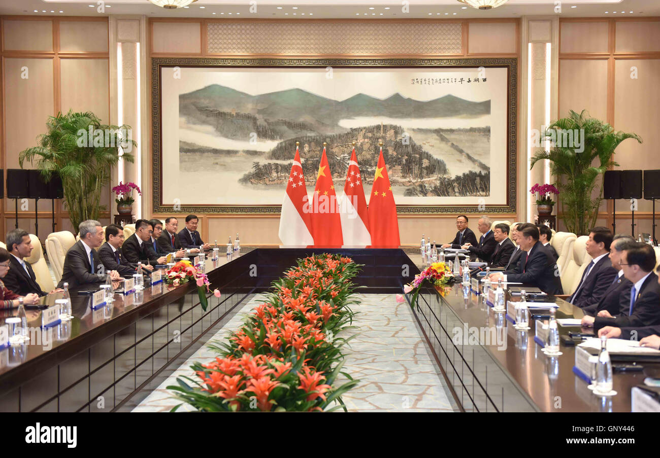 Hangzhou, China's Zhejiang Province. 2nd Sep, 2016. Chinese President ...