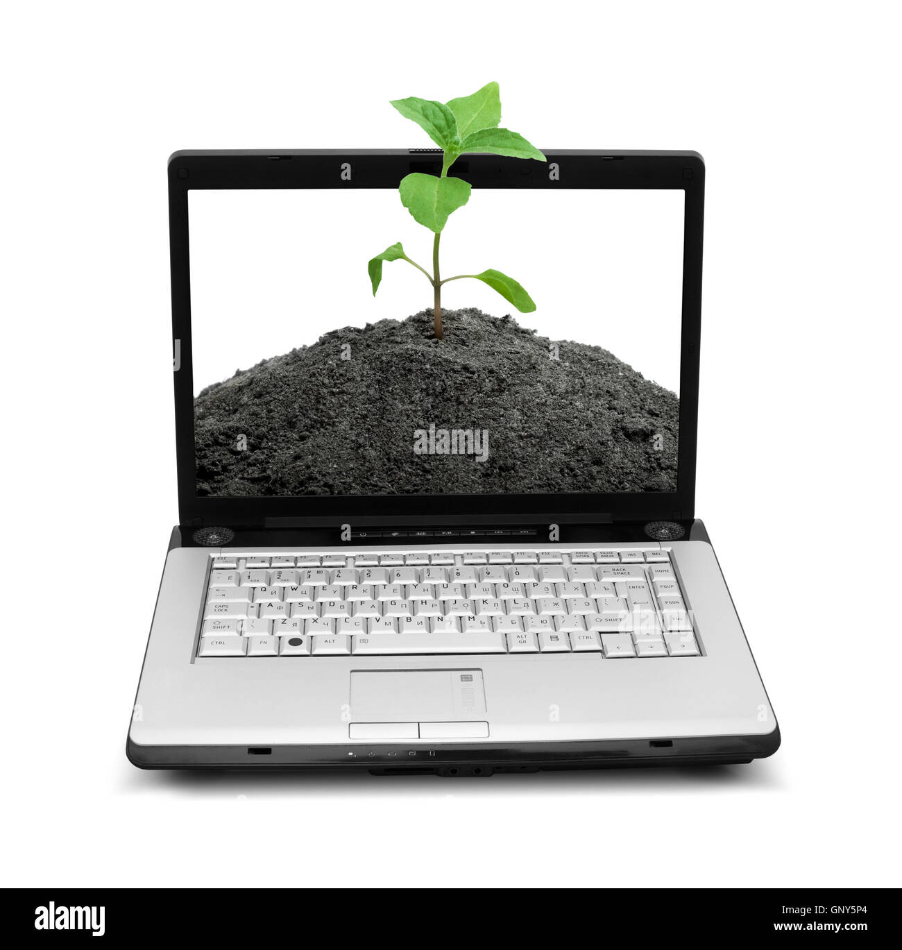 Laptop and nature Cut Out Stock Images & Pictures - Alamy