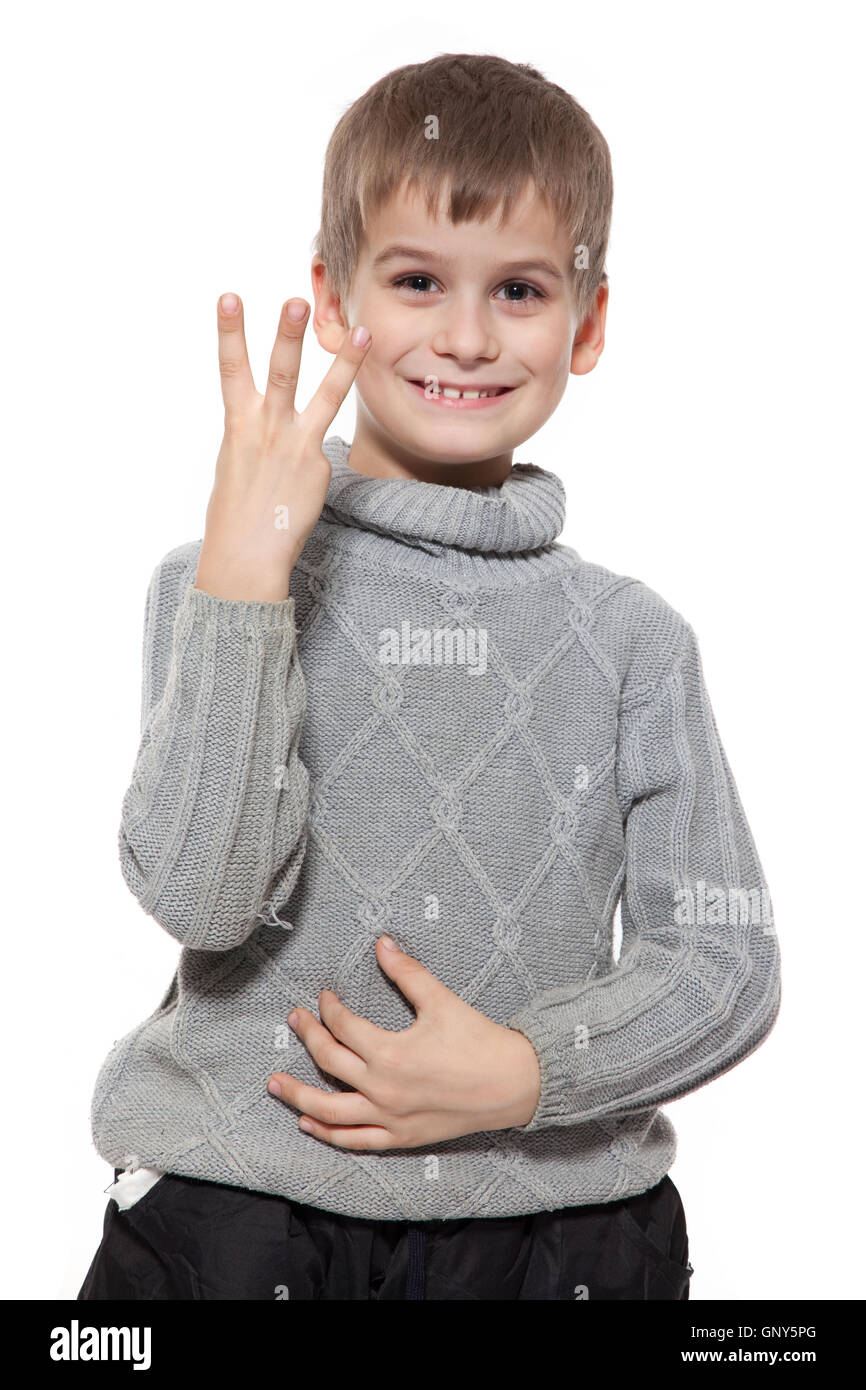 Cute boy smilling Stock Photo - Alamy