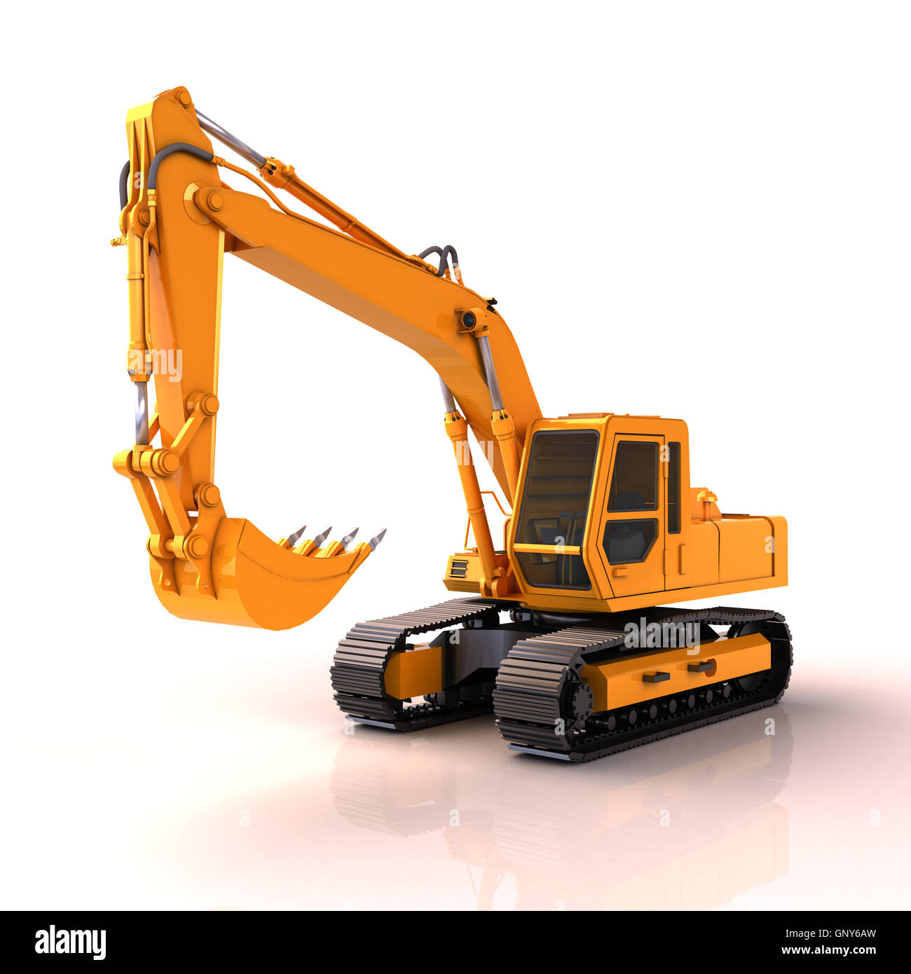 Excavator isolated hi-res stock photography and images - Alamy