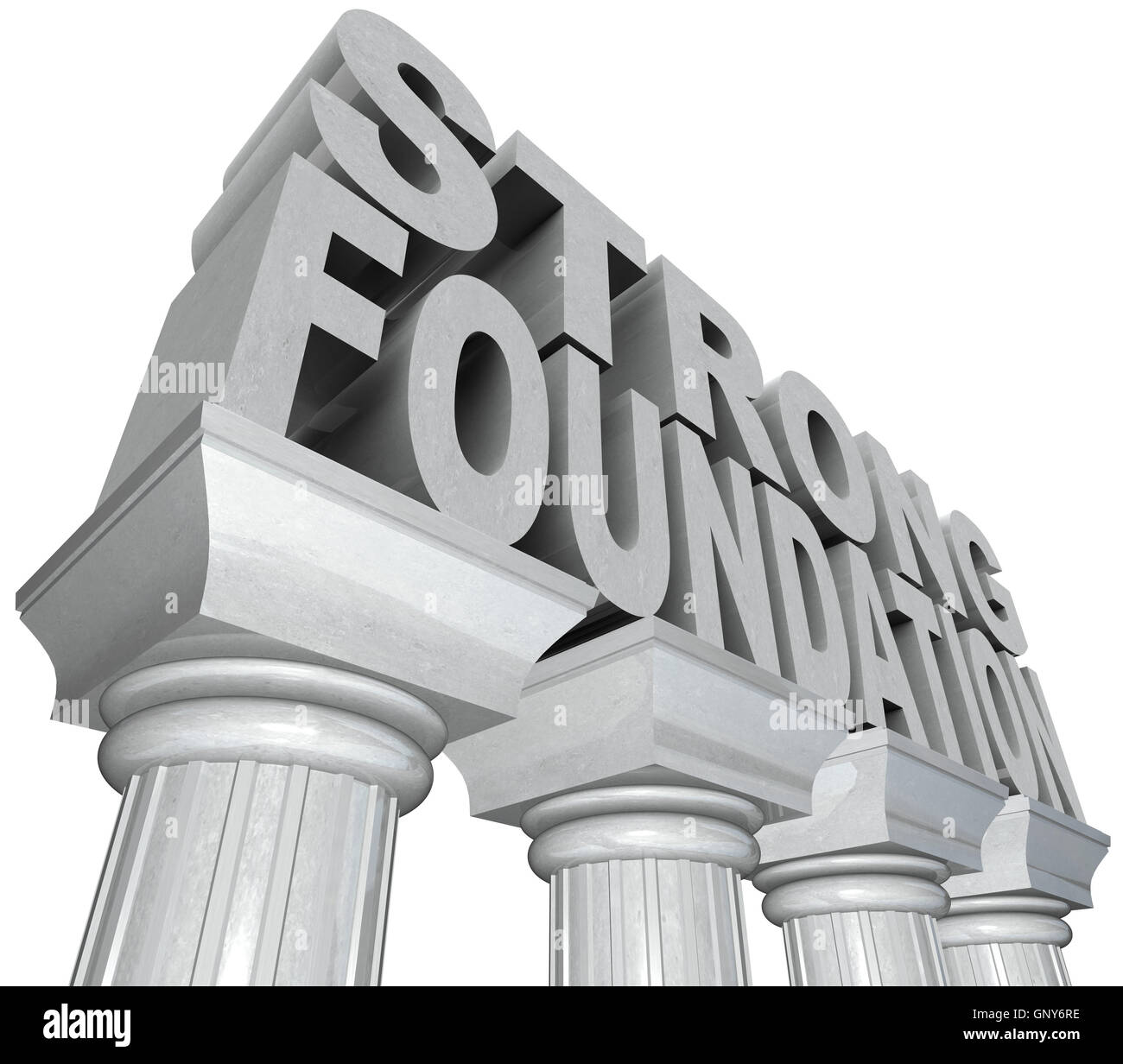 Foundation pillars hi-res stock photography and images - Alamy