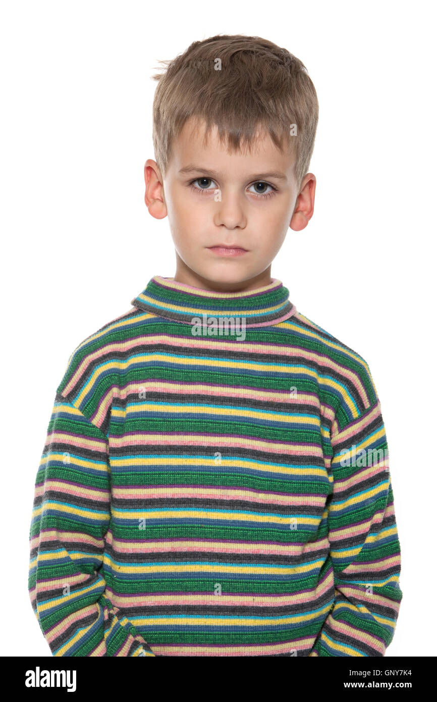 Cute boy anger Stock Photo - Alamy
