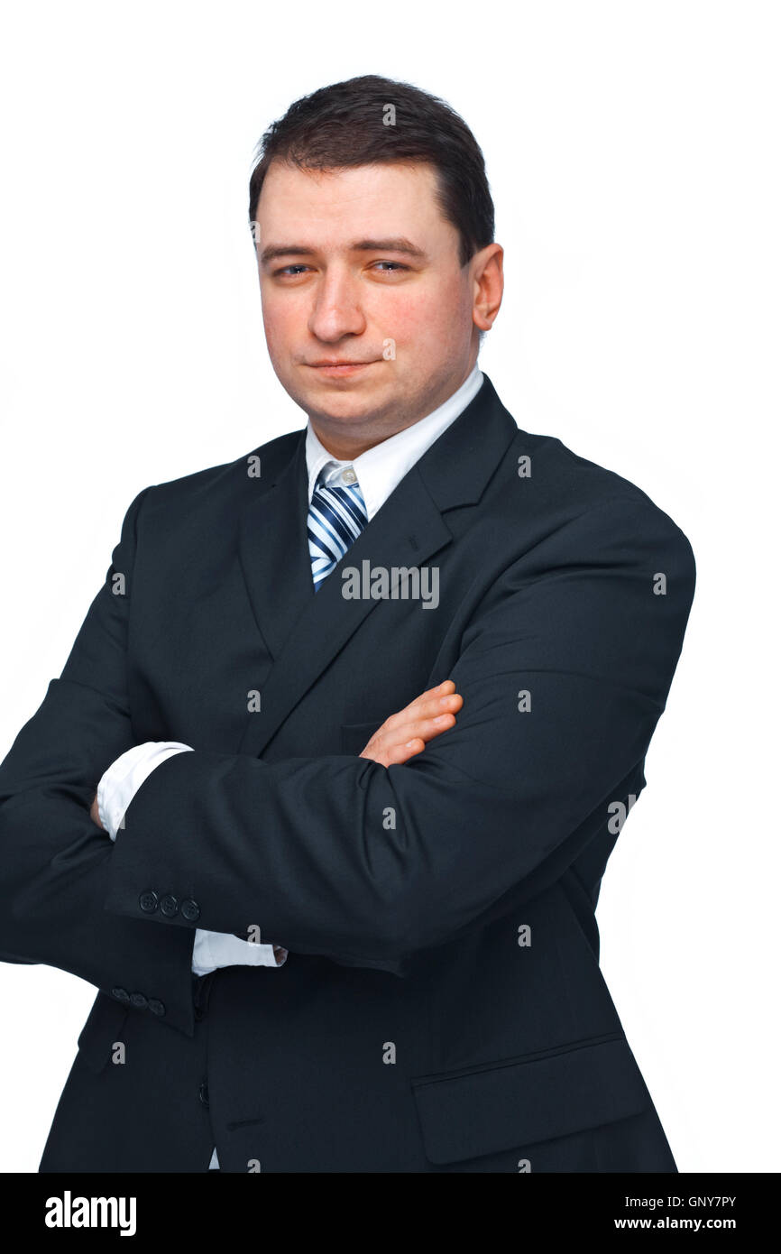 A Successful Business Man Stock Photo - Alamy