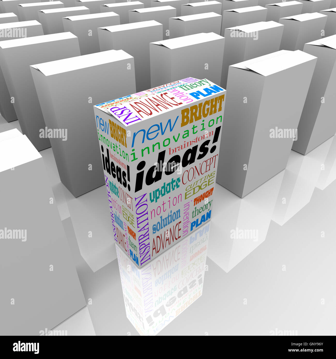 Box stands hi-res stock photography and images - Alamy