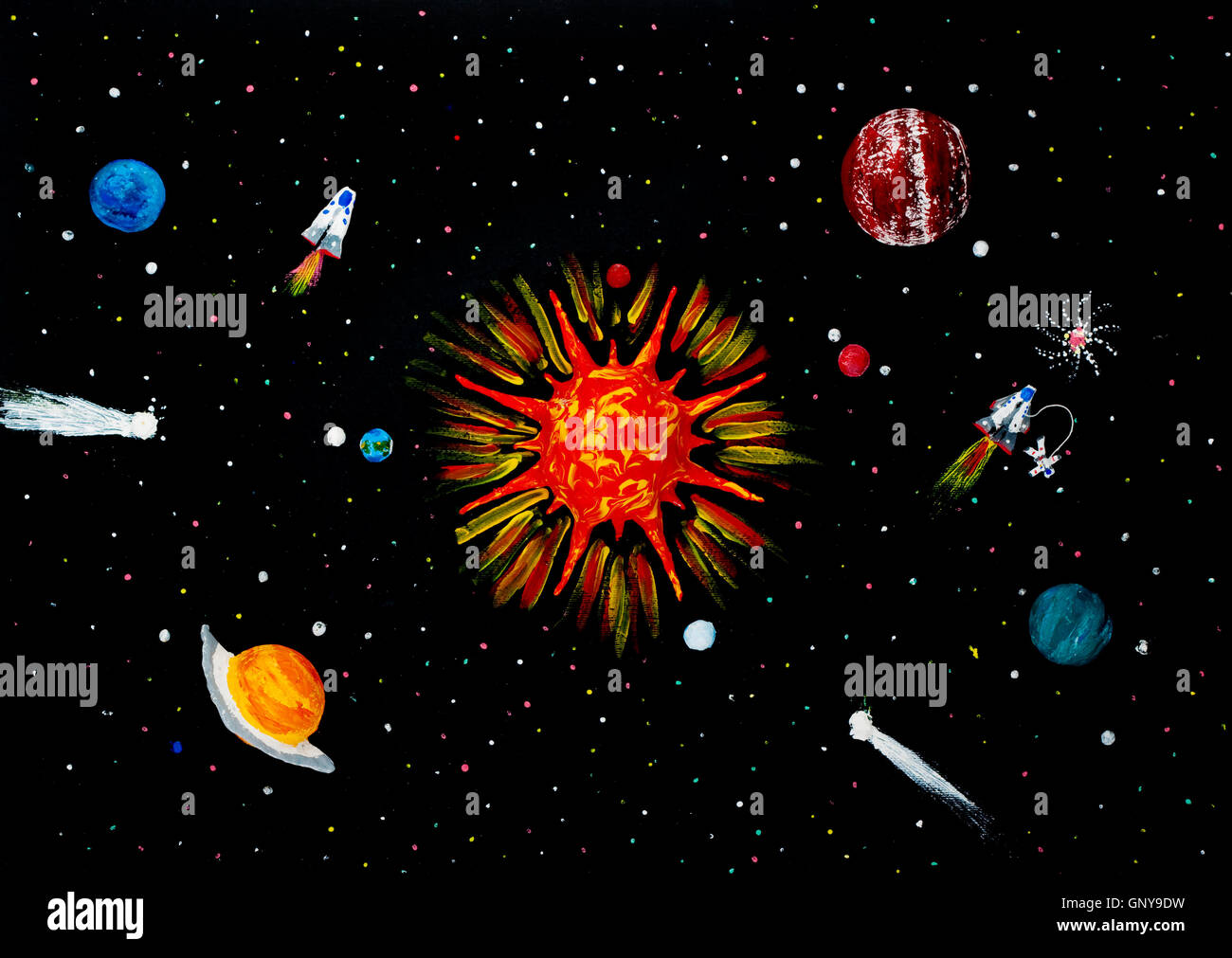 Solar system hi-res stock photography and images - Alamy