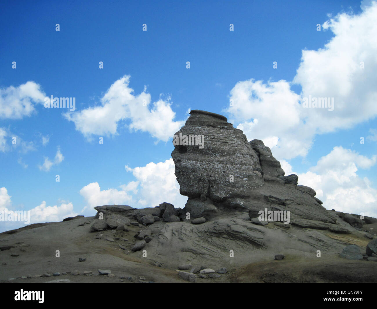 The Sfinx in Bucegi Stock Photo - Alamy