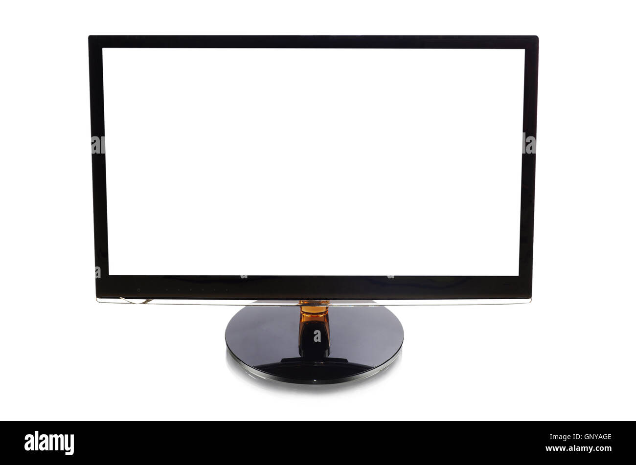 Computer display isolated on Cut Out Stock Images & Pictures - Alamy