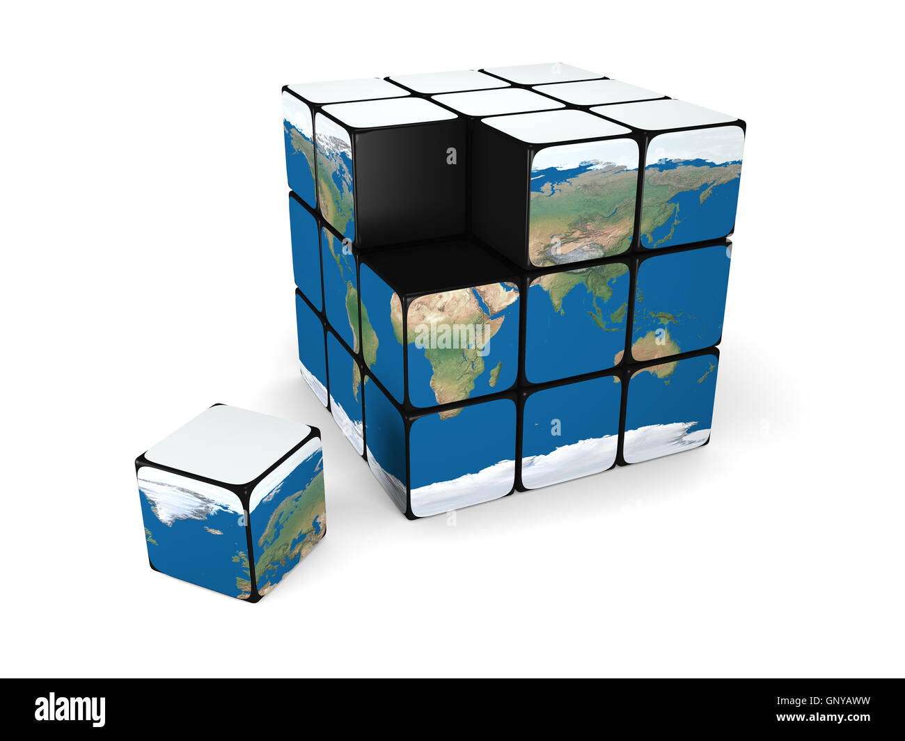 Earth building blocks Stock Photo - Alamy
